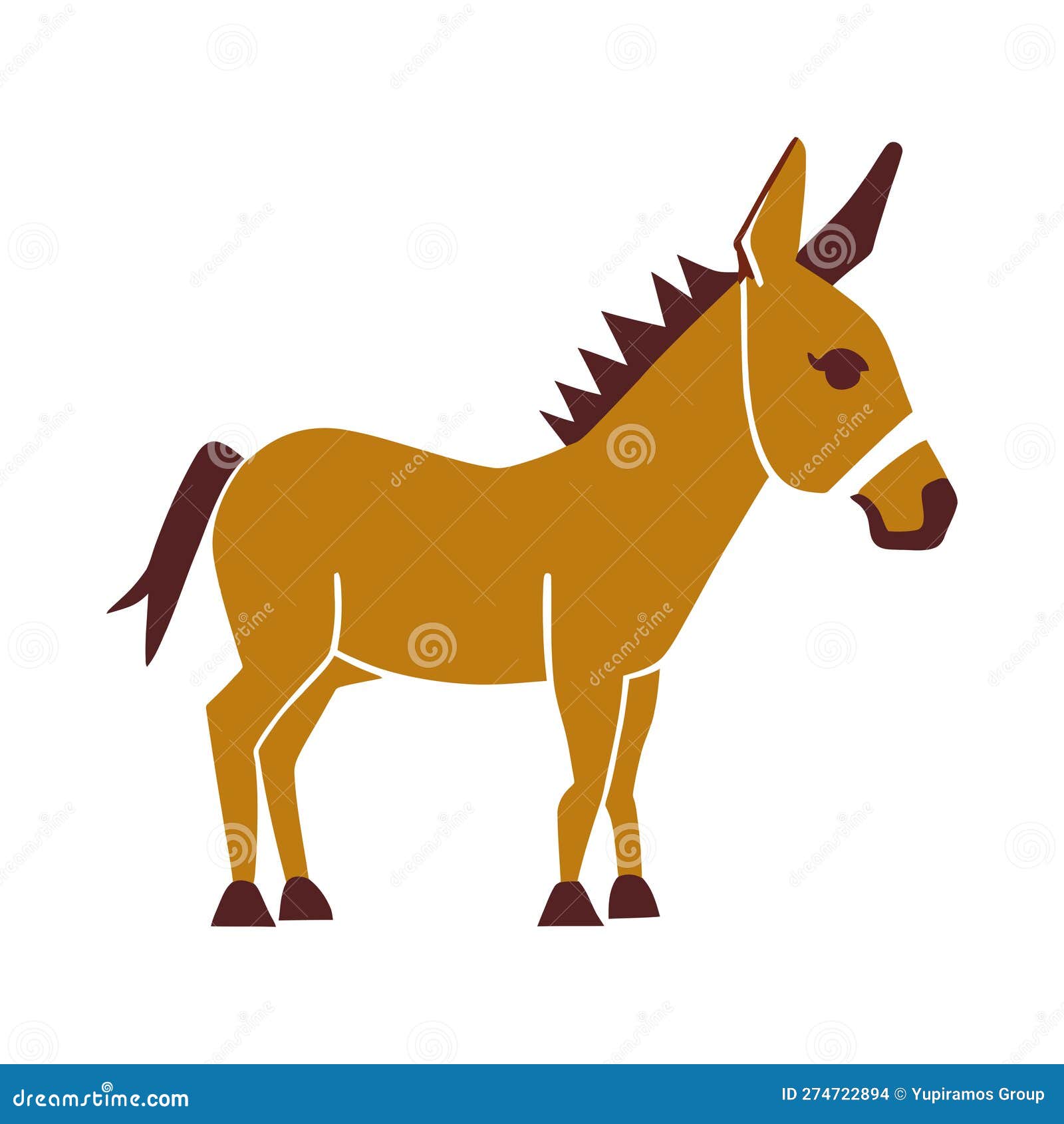Donkey Illustration | CartoonDealer.com #26985590