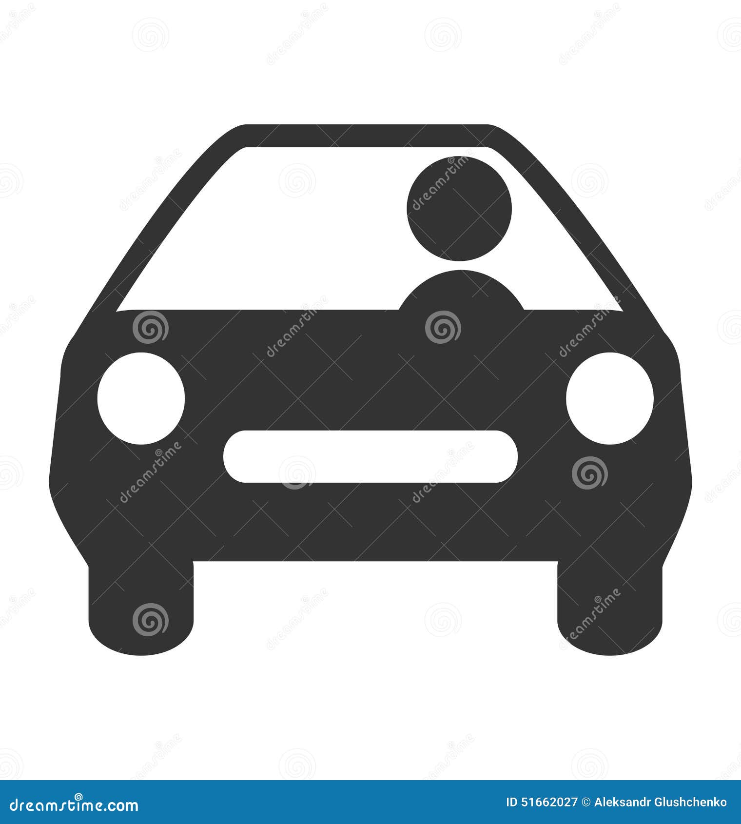 Driving Icon Vector Sign And Symbol Isolated On White Background ...