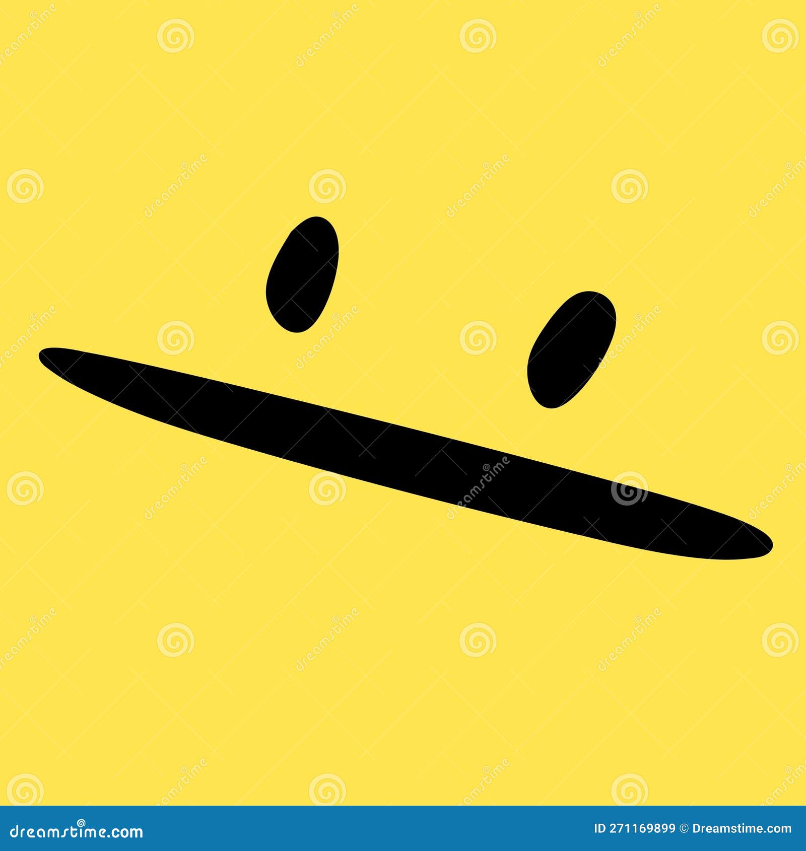 Flat facial expression stock illustration. Illustration of brand ...