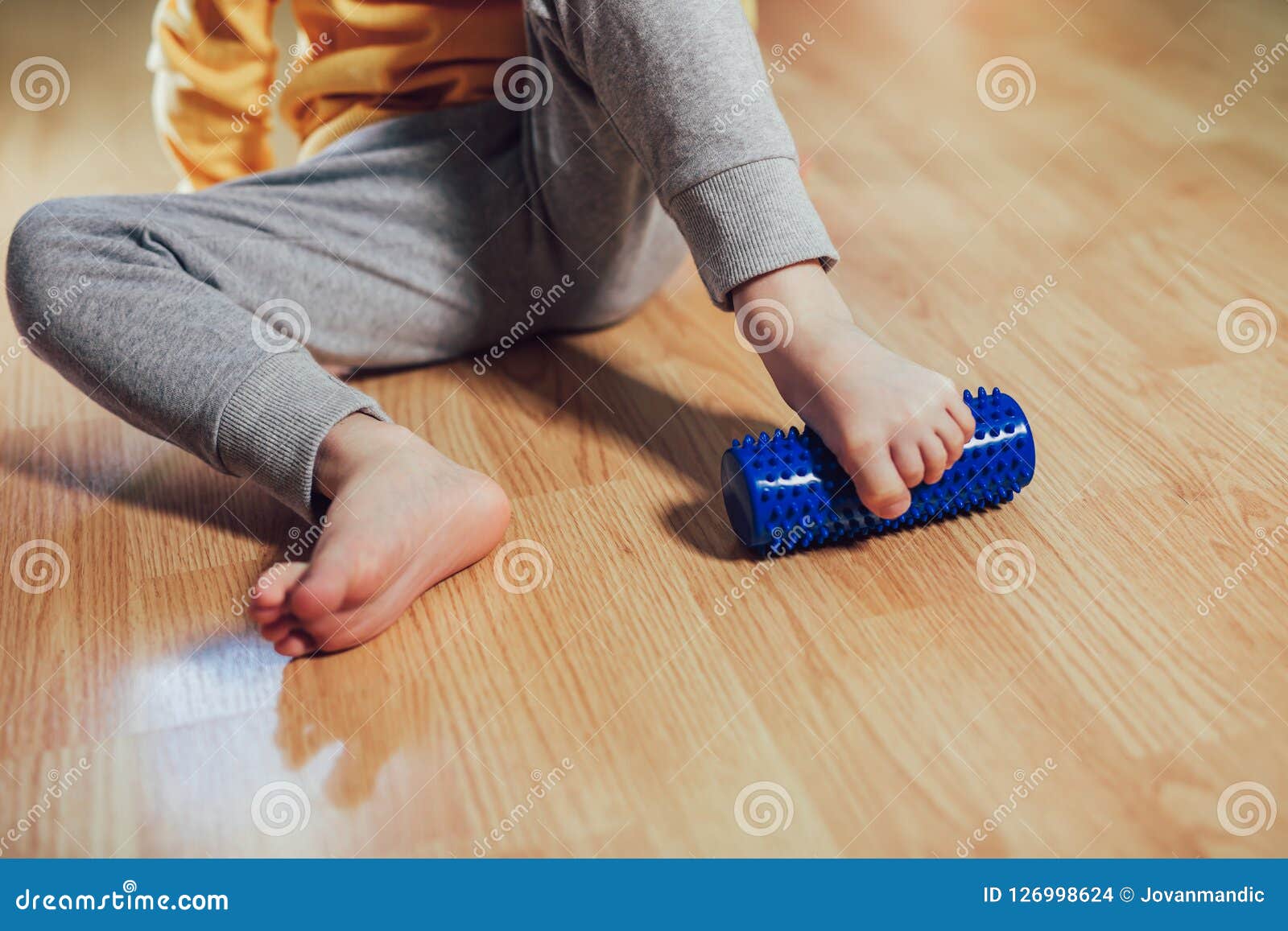 Flat Feet Correction Exercise. Stock Photo - Image of flexibility ...