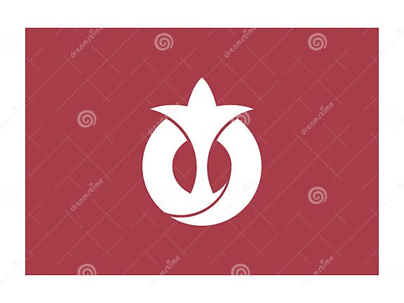 Flag of Aichi Prefecture stock vector. Illustration of region - 191305501