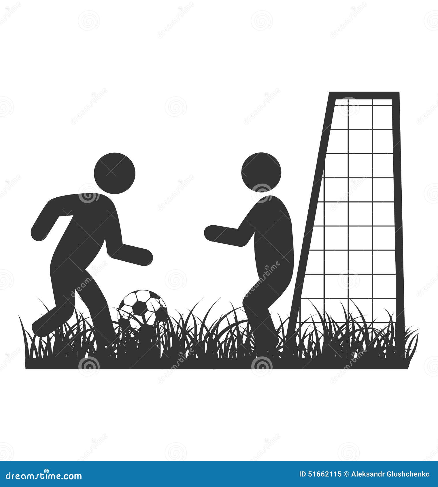 Flat Football Icon Isolated on White Stock Vector - Illustration of ...