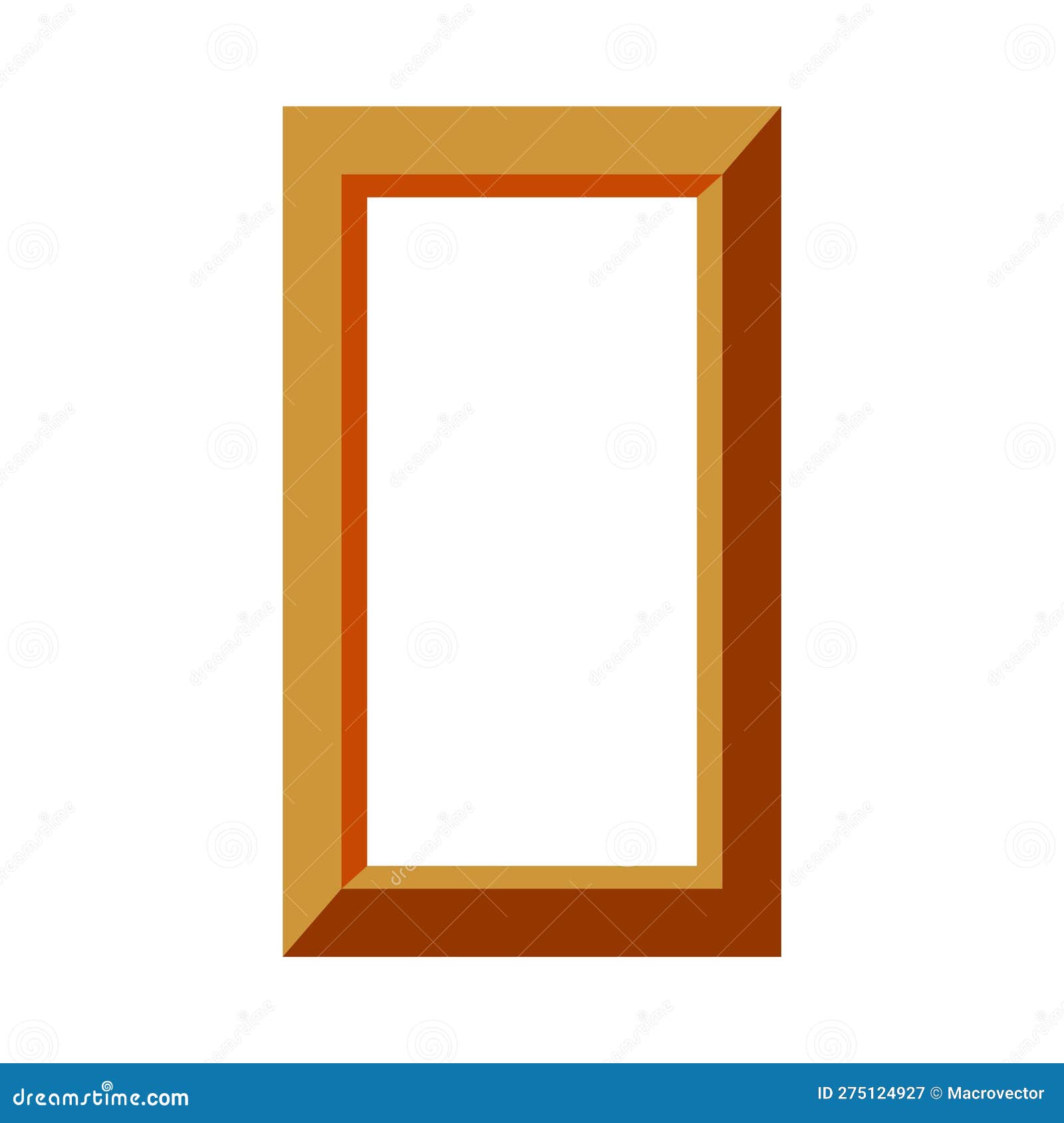 Flat Frame Illustration stock vector. Illustration of frame - 275124927
