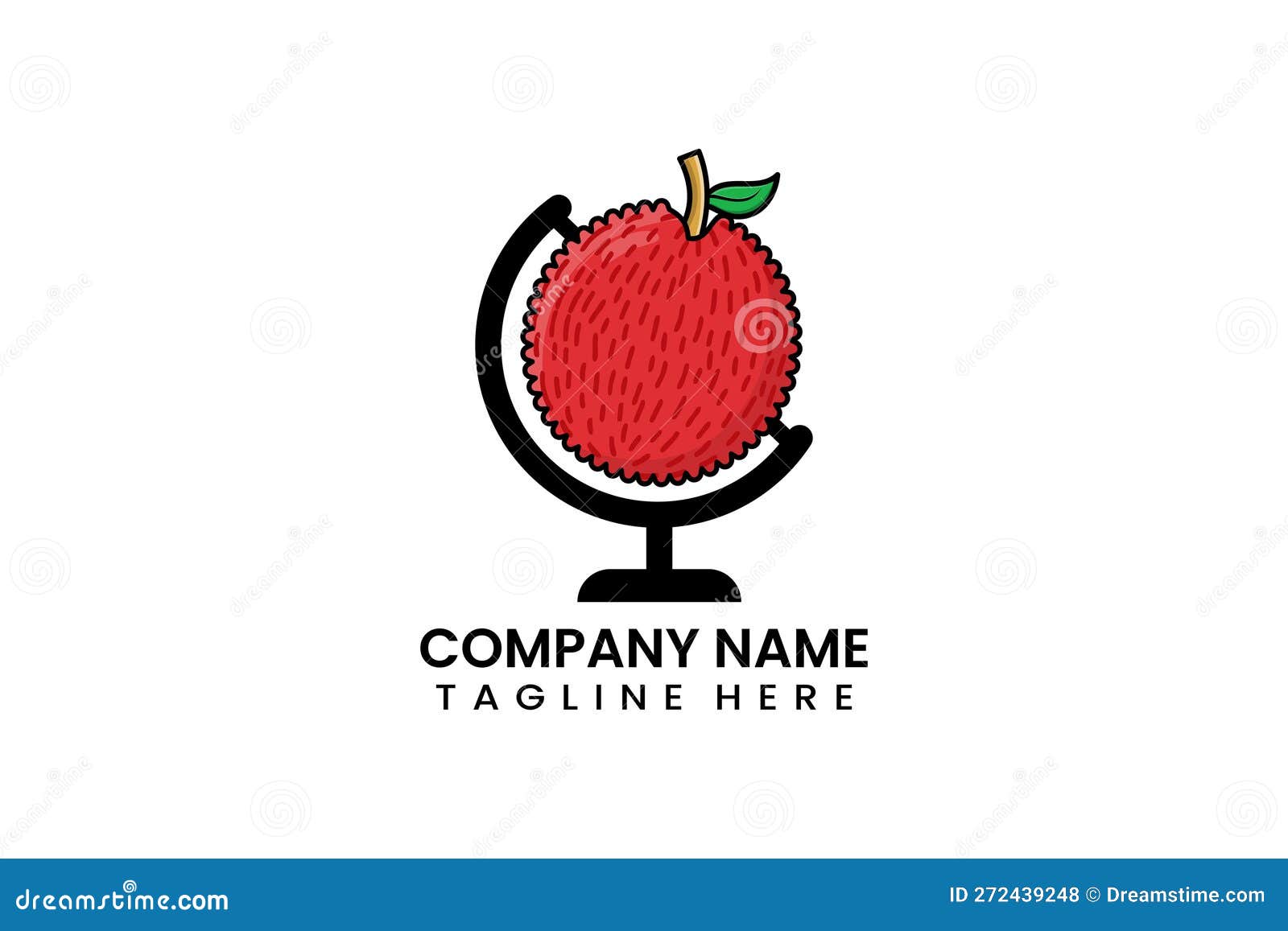 Lychee Logo. Isolated Lychee On White Background Vector Illustration ...
