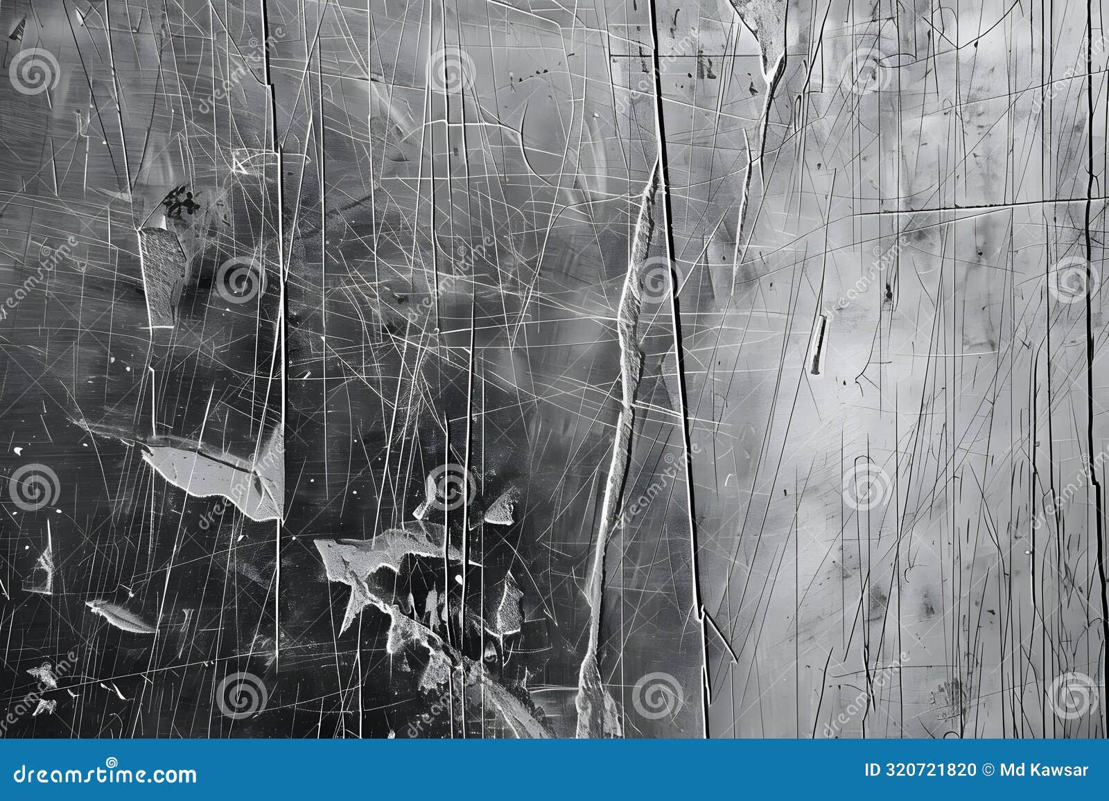 Scratched Metal Texture - Gray Background Stock Illustration ...