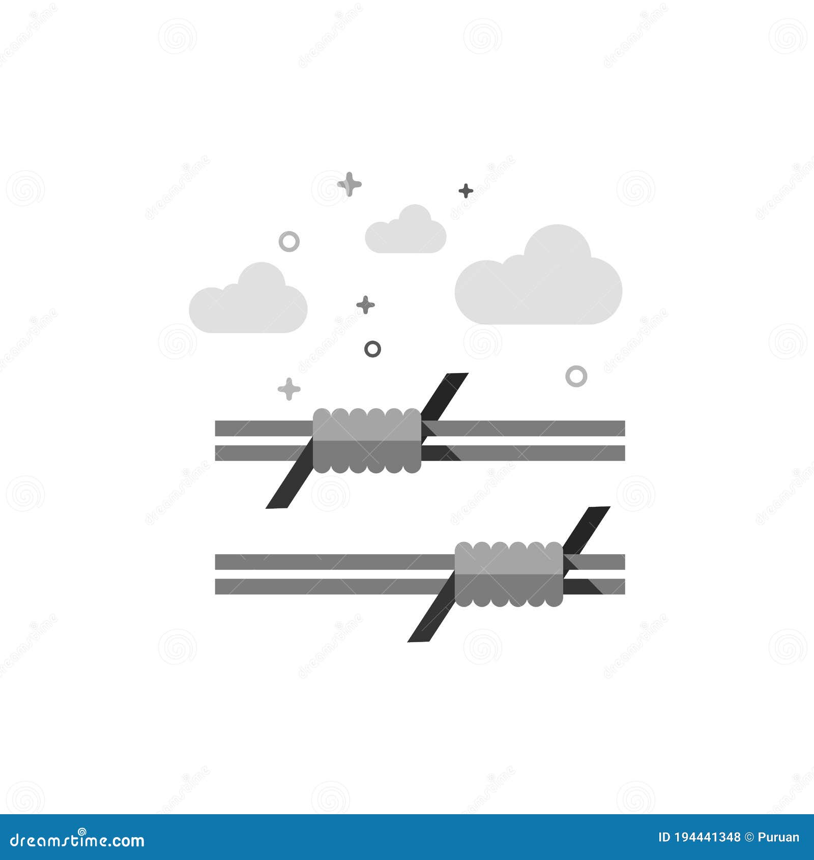 Grayscale 3D Wire Ribbons Royalty-Free Stock Photo | CartoonDealer.com ...