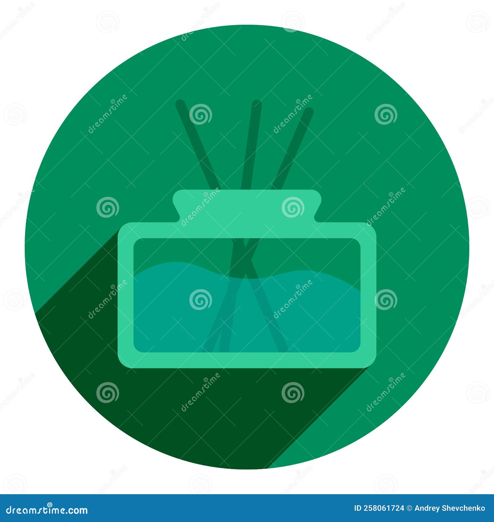 Flat Green Aroma Diffuser Logo Stock Vector - Illustration of liquid ...