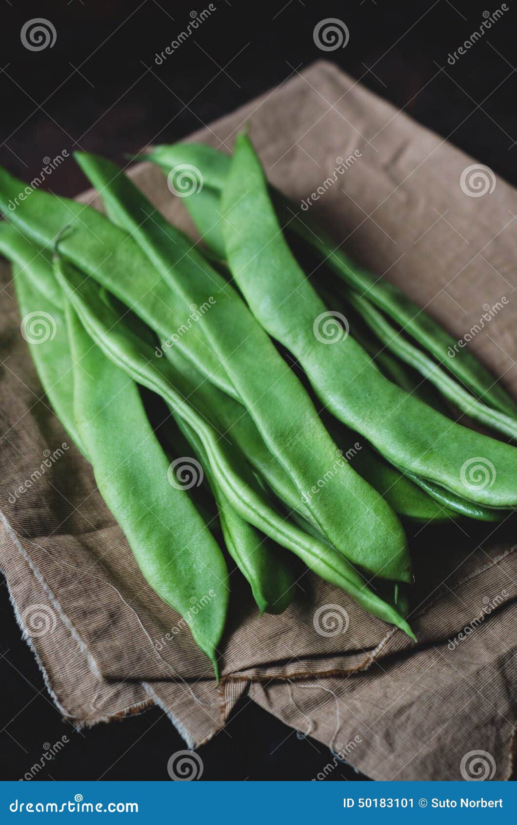 Flat Green Beans stock image. Image of healthy, bean - 50183101