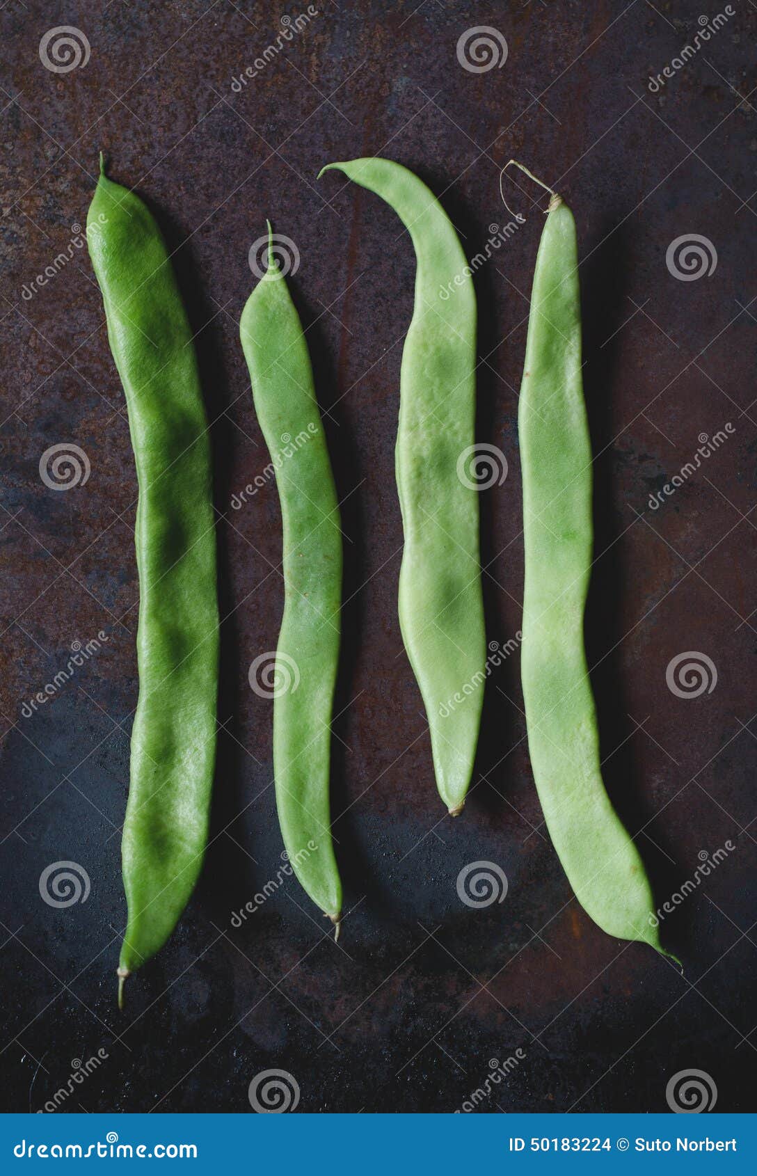 Flat Green Beans stock photo. Image of green, vegetable - 50183224