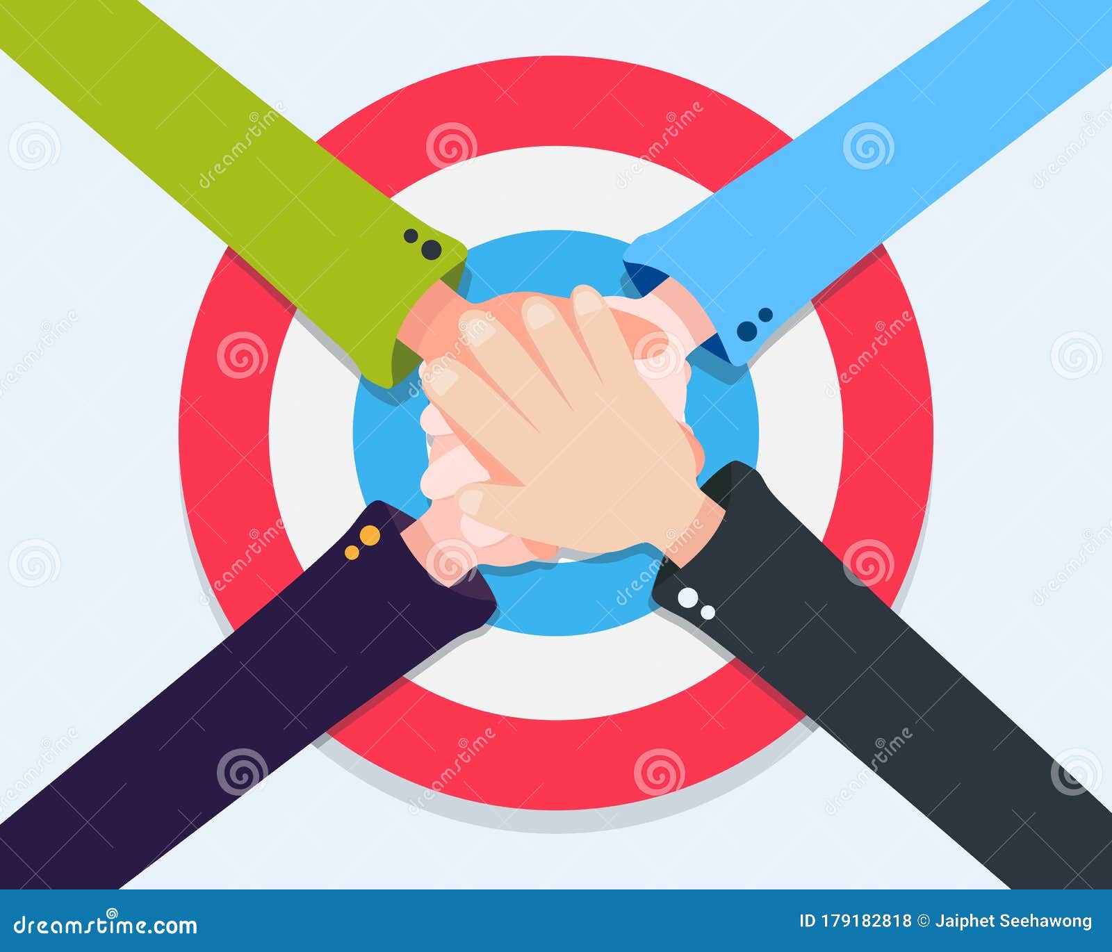 Flat Hand Collaboration with the Partnership for a Target Goal Stock ...