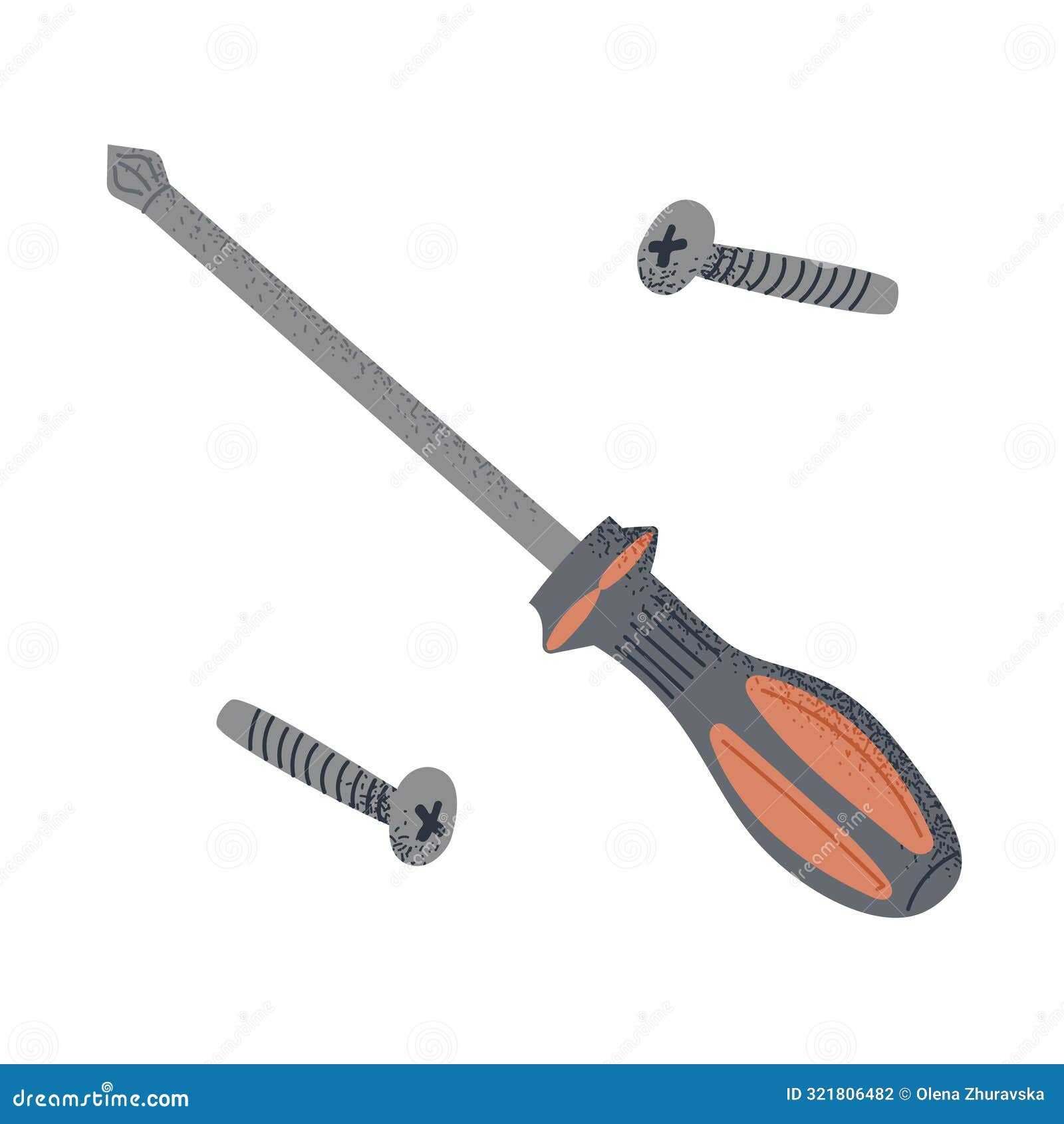 Flat Hand Drawn Driver Illustration Stock Vector - Illustration of ...