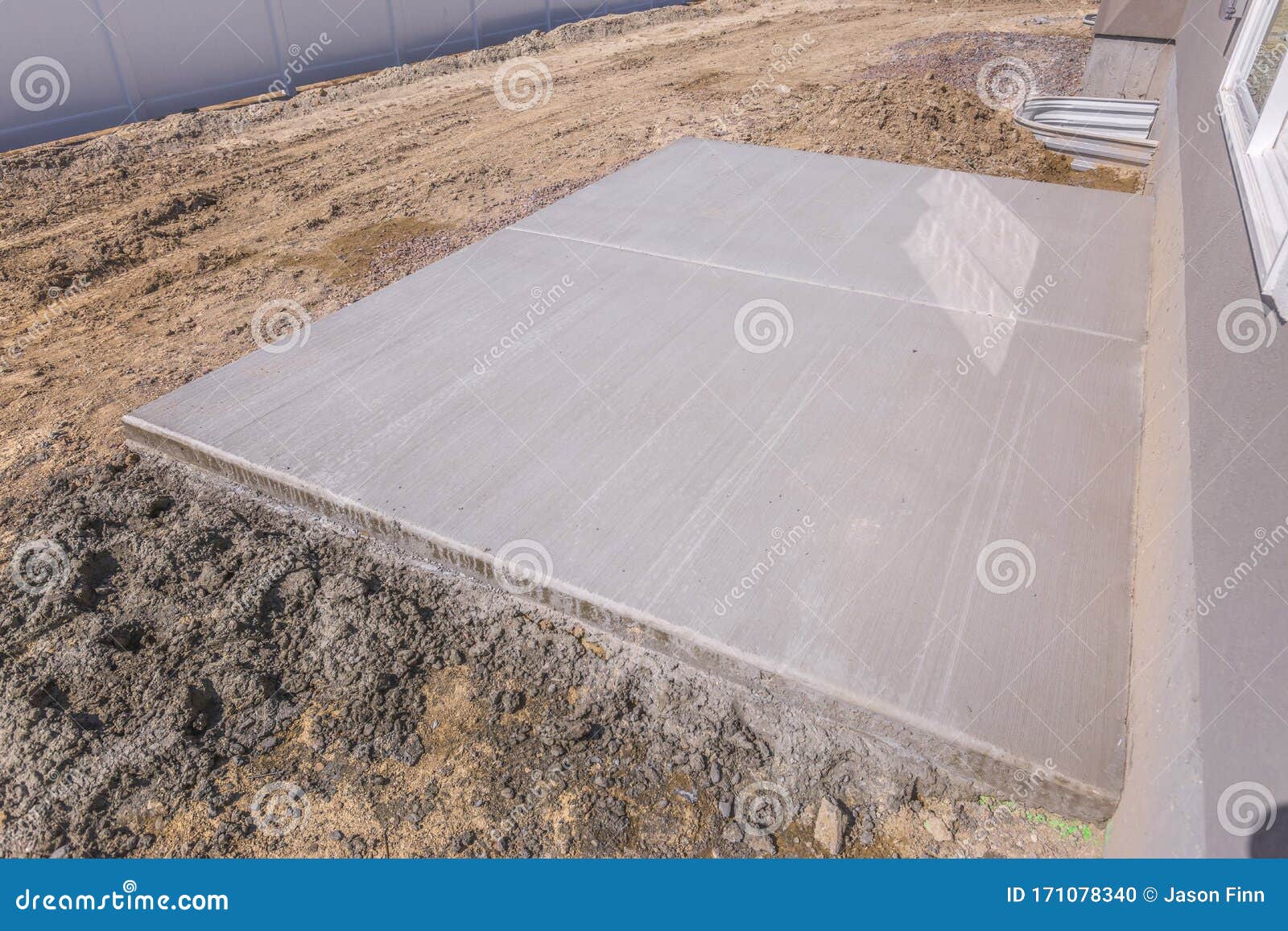 Horizontal Concrete Texture Wall Dark Background. Design On Cement And ...