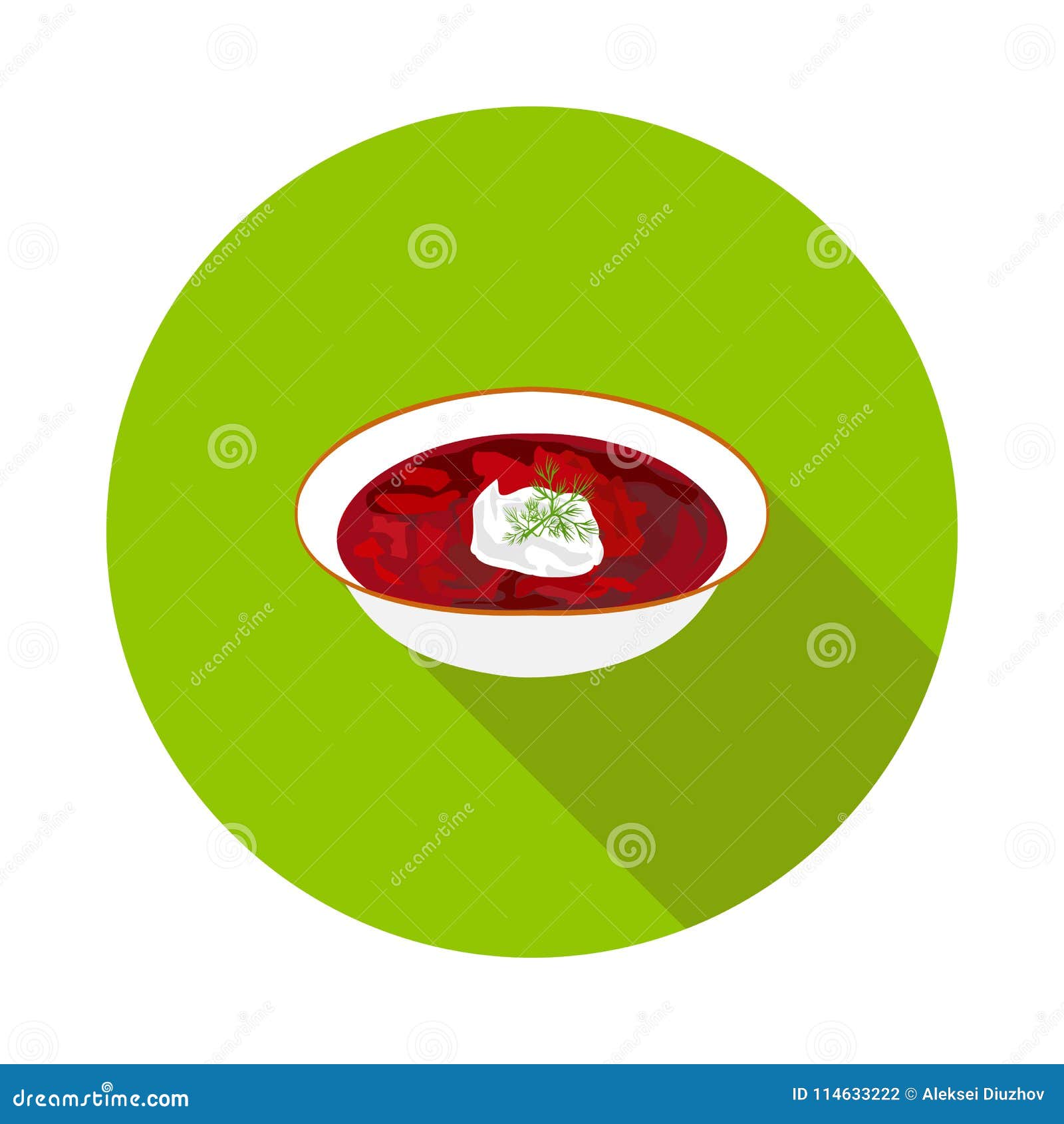 Borscht Icon Cartoon Vector | CartoonDealer.com #192552129