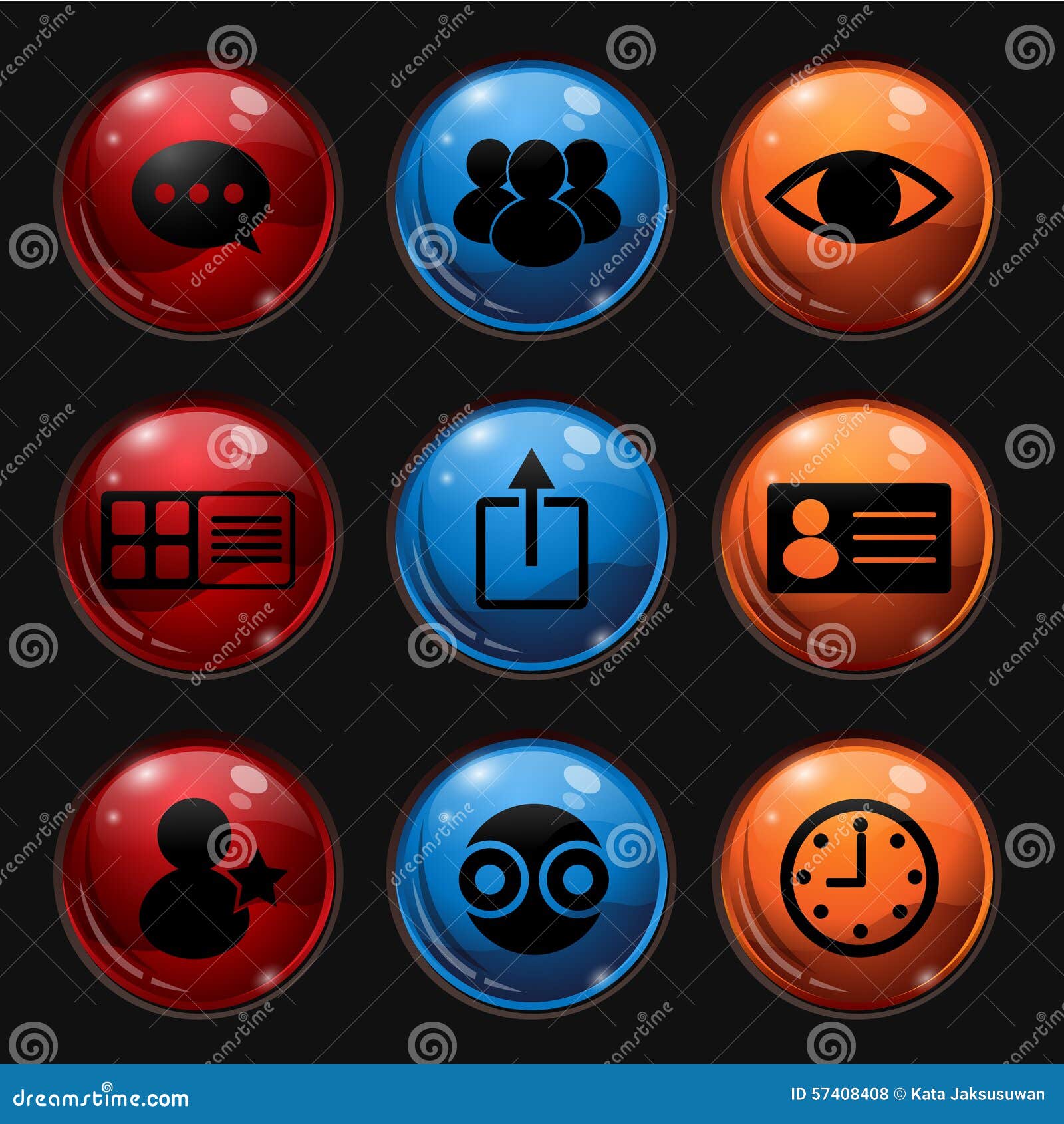 Flat Icon on Element Set 2 stock vector. Illustration of theme - 57408408