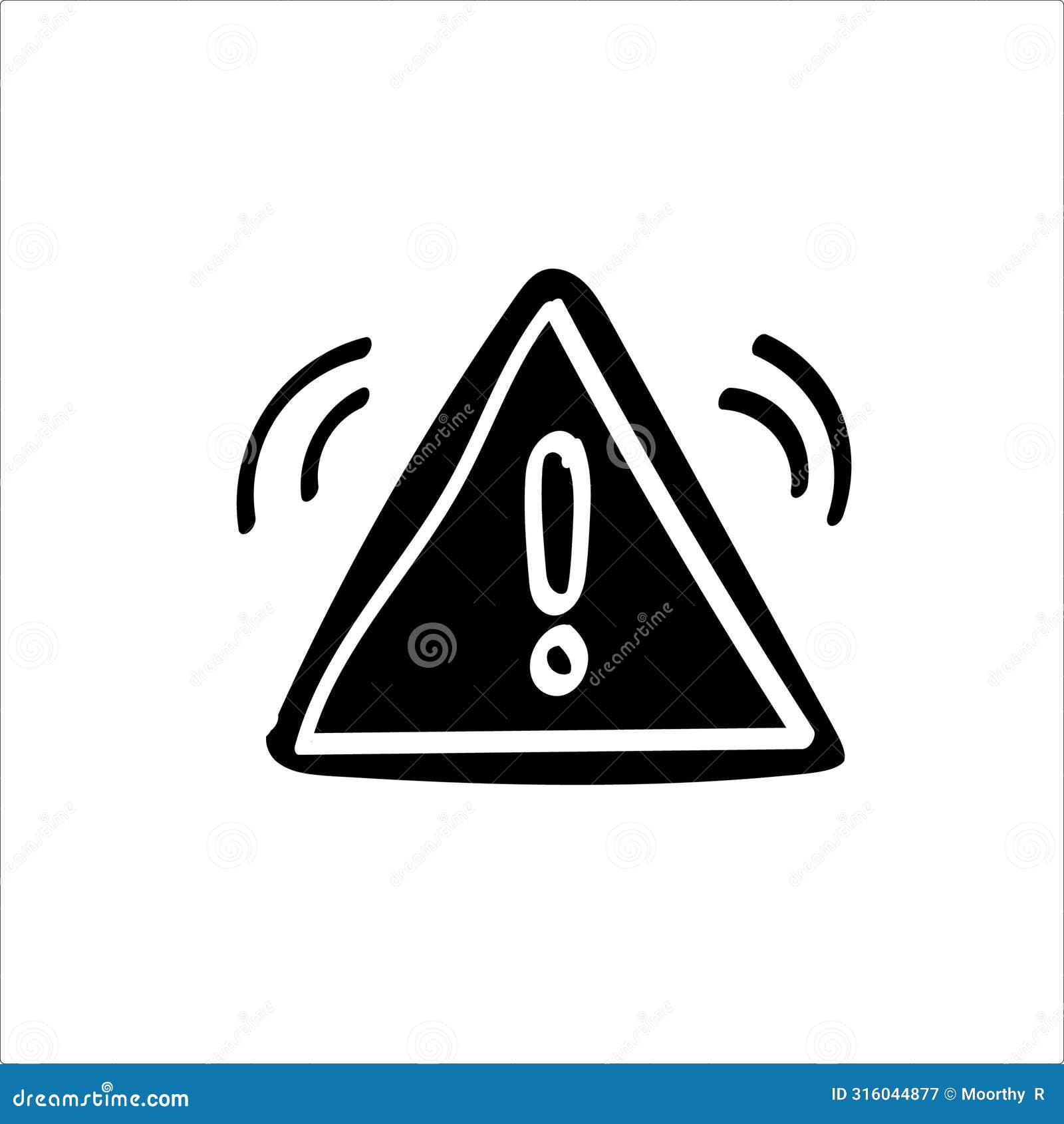 Flat Icon of Emergency, Important, Alart Vector Stock Vector ...
