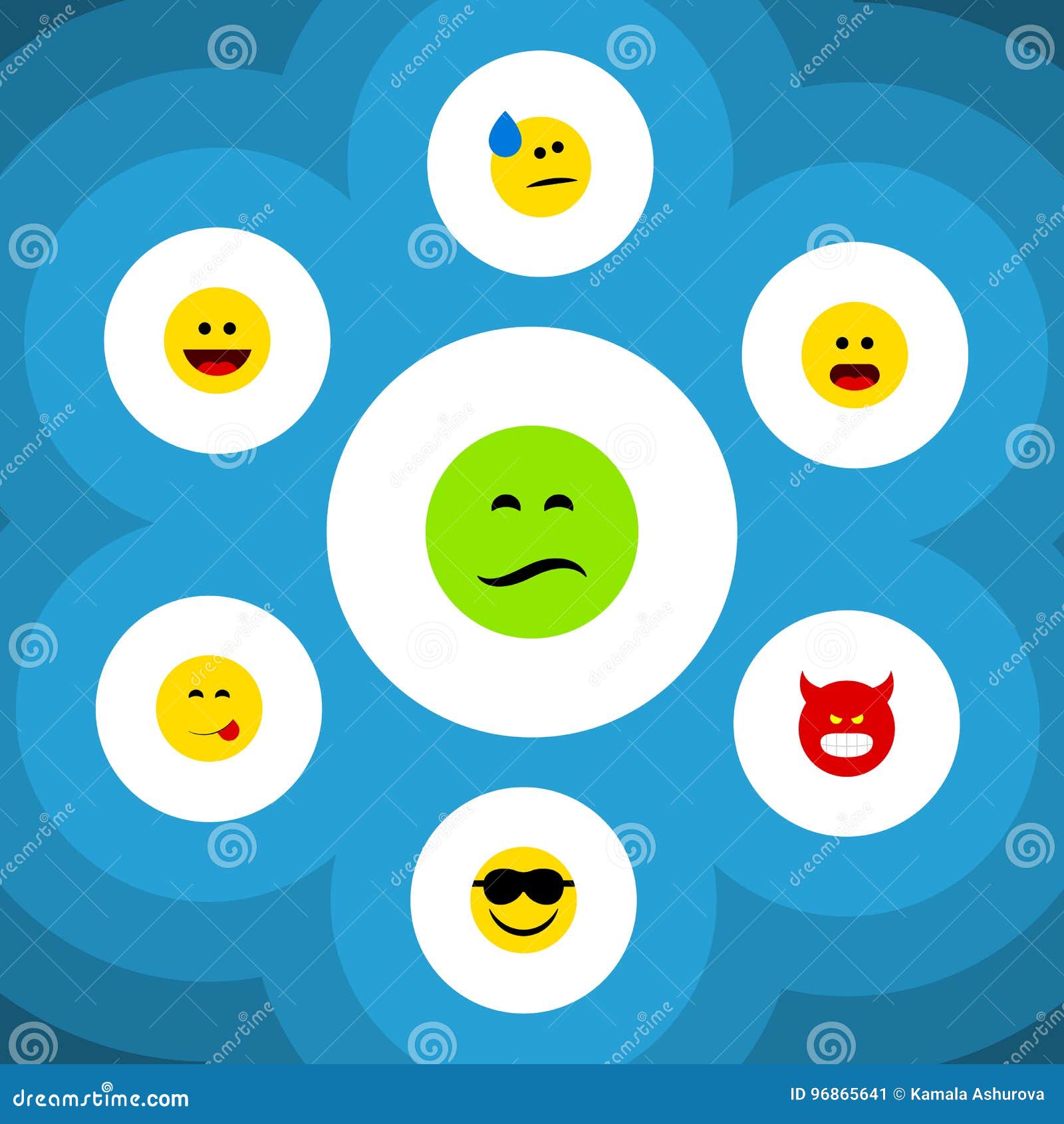 Big Grin Emoji With Luma Matte Royalty-Free Stock Photo | CartoonDealer ...