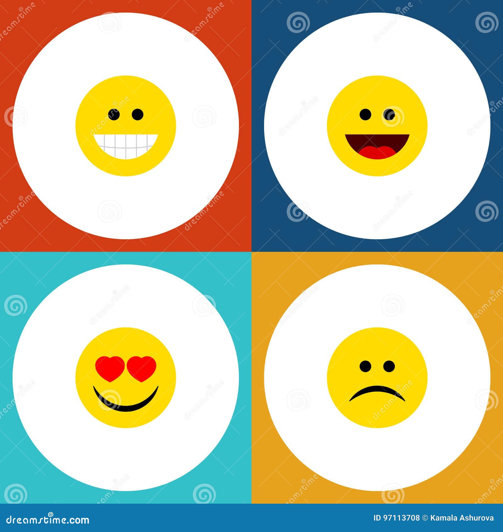 Frown And Smile As Different Choices In Life - Pictured As Words Frown ...