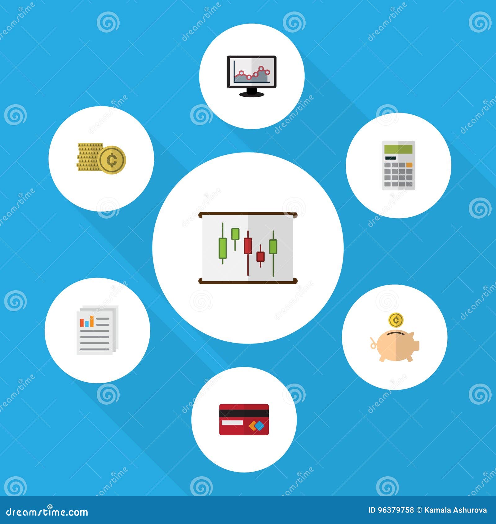 Cash Chart Graph Shows Increase Wealth Stock Photography ...