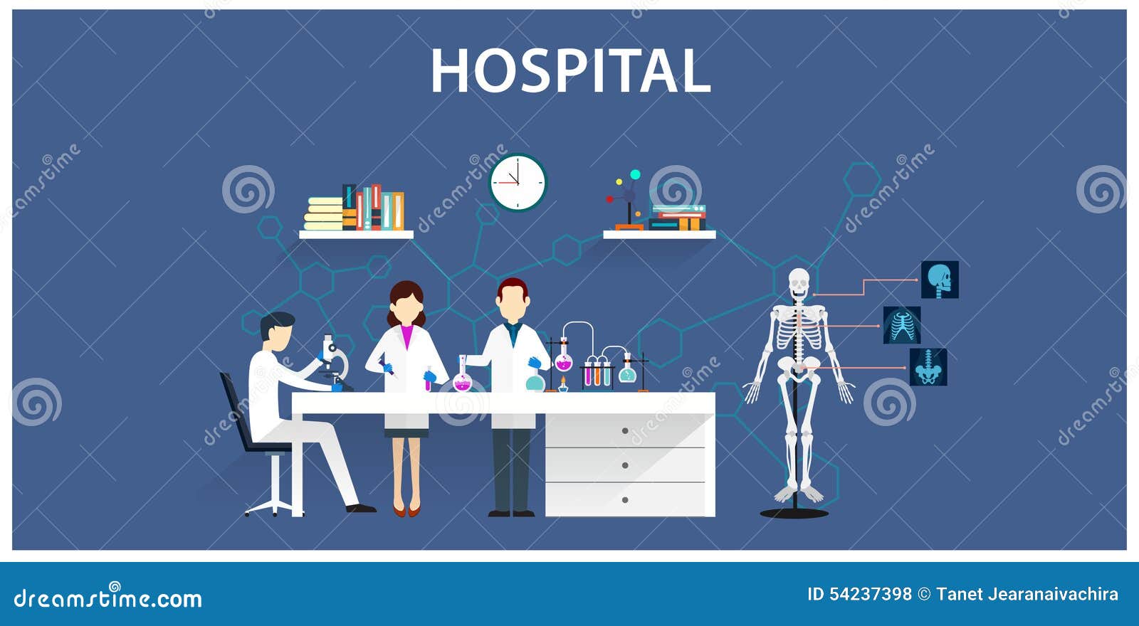 Flat icon hospital stock vector. Illustration of beat - 54237398