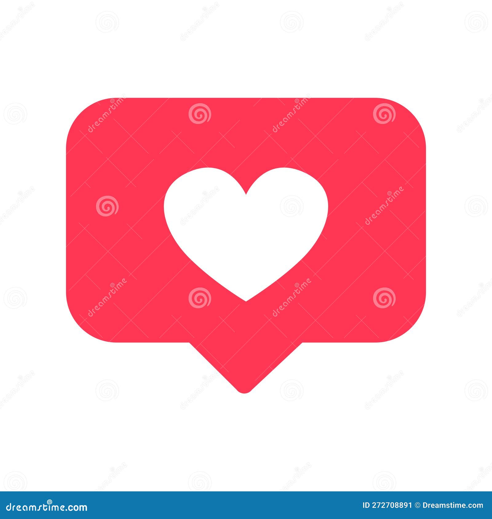 Flat Icon with Like Heart Icon for Decoration Design Vector Graphic ...