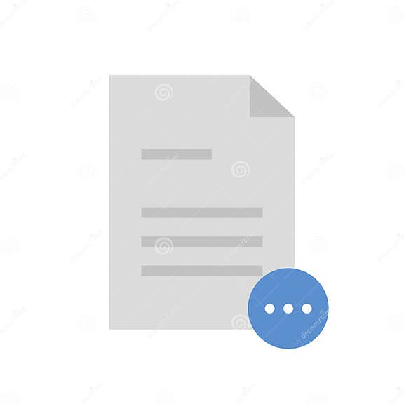 Flat icon loading document stock vector. Illustration of loading ...