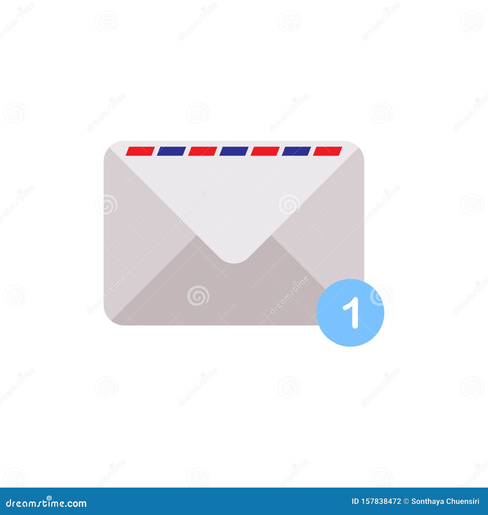Flat Icon for Mailing in Modern Style,vector Illustrations Stock Vector ...