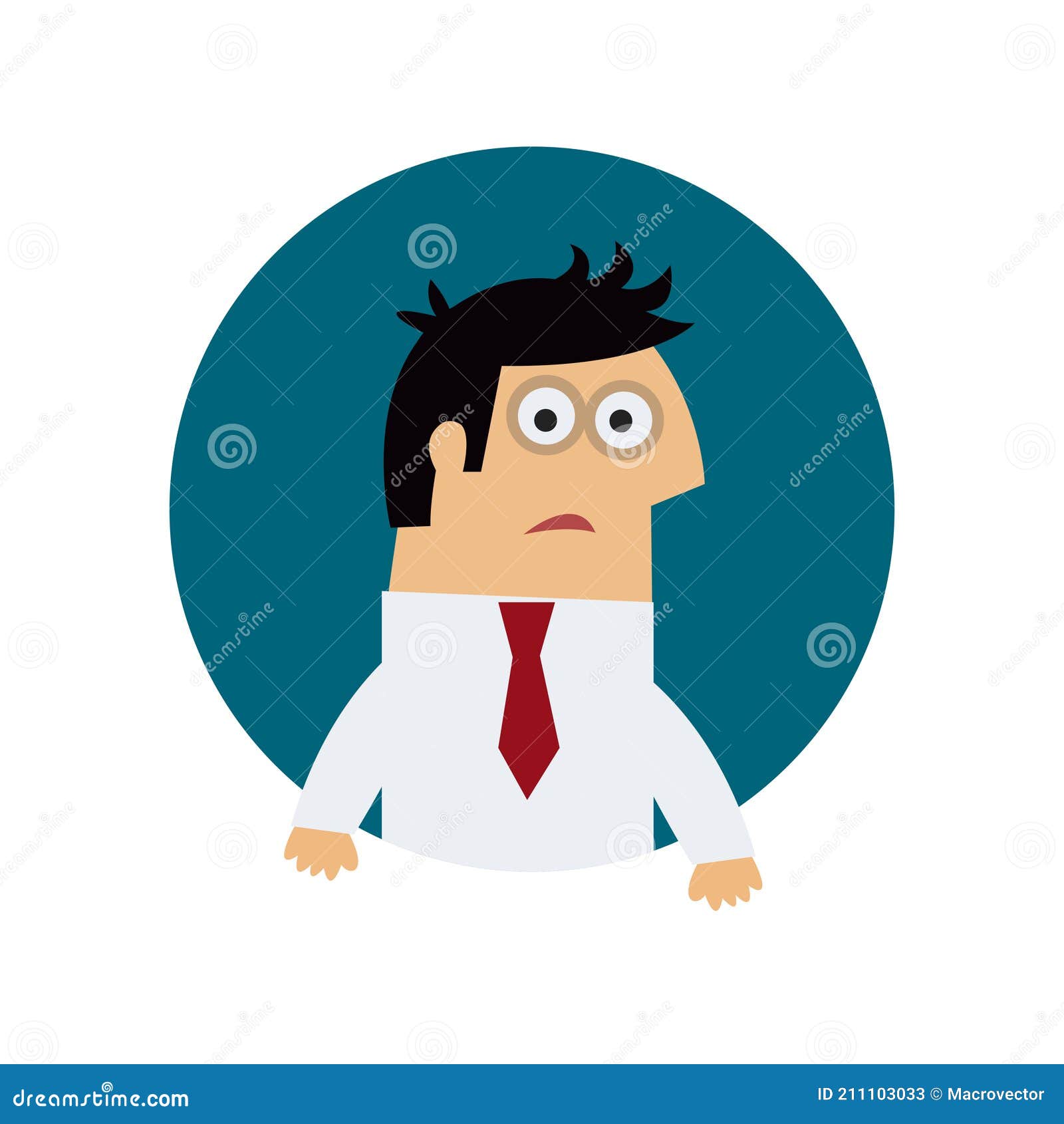 Manager Flat Icon stock vector. Illustration of symbol - 211103033