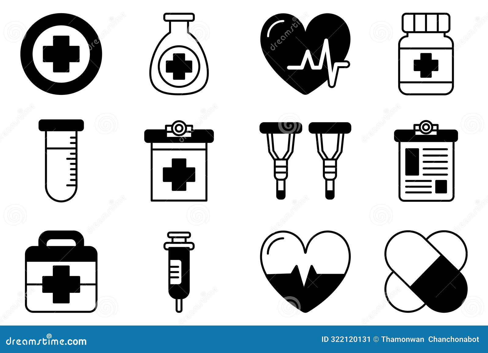 Medical Pictograms Stock Photo | CartoonDealer.com #339866112