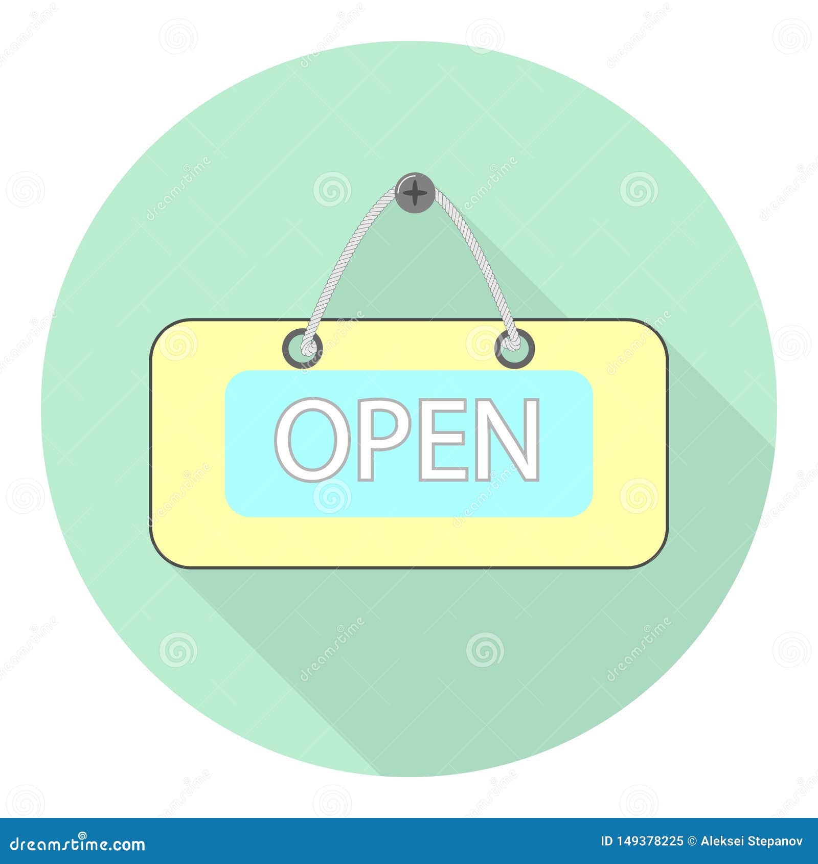 Two Plates With The Words `open` And `closed` On A Black Background ...
