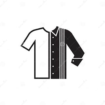 Flat Icon School Outfit Uniform Logo Vector Design Graphics Stock ...