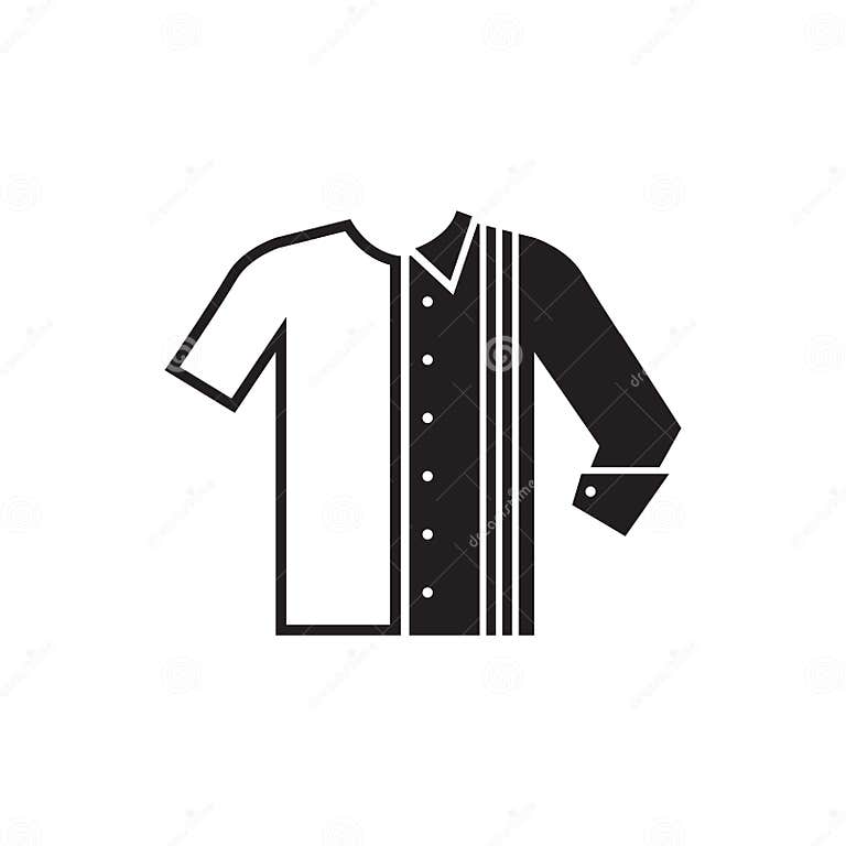 Flat Icon School Outfit Uniform Logo Vector Design Graphics Stock ...