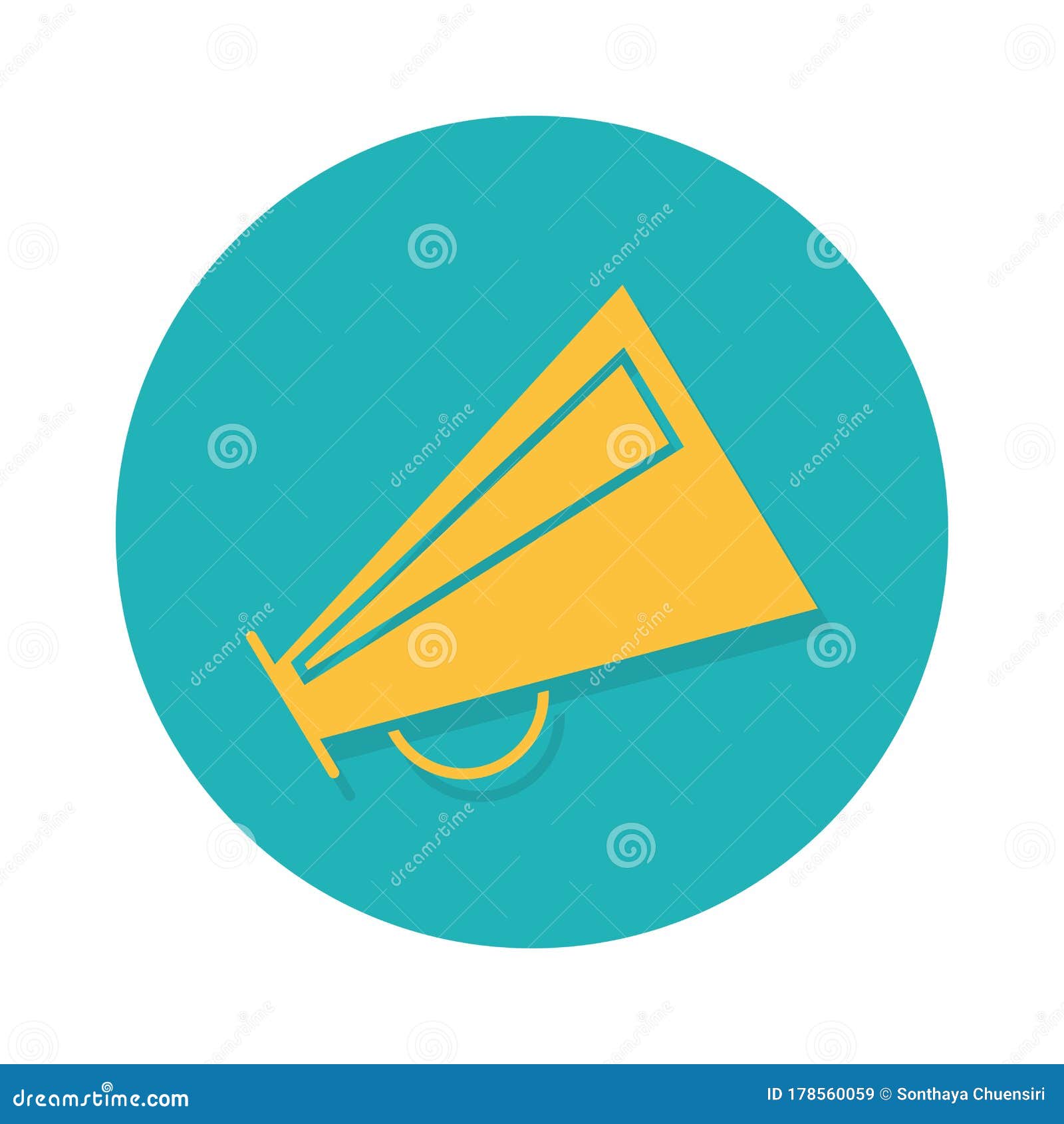 Flat Icons for Megaphone,vector Illustrations Stock Vector ...