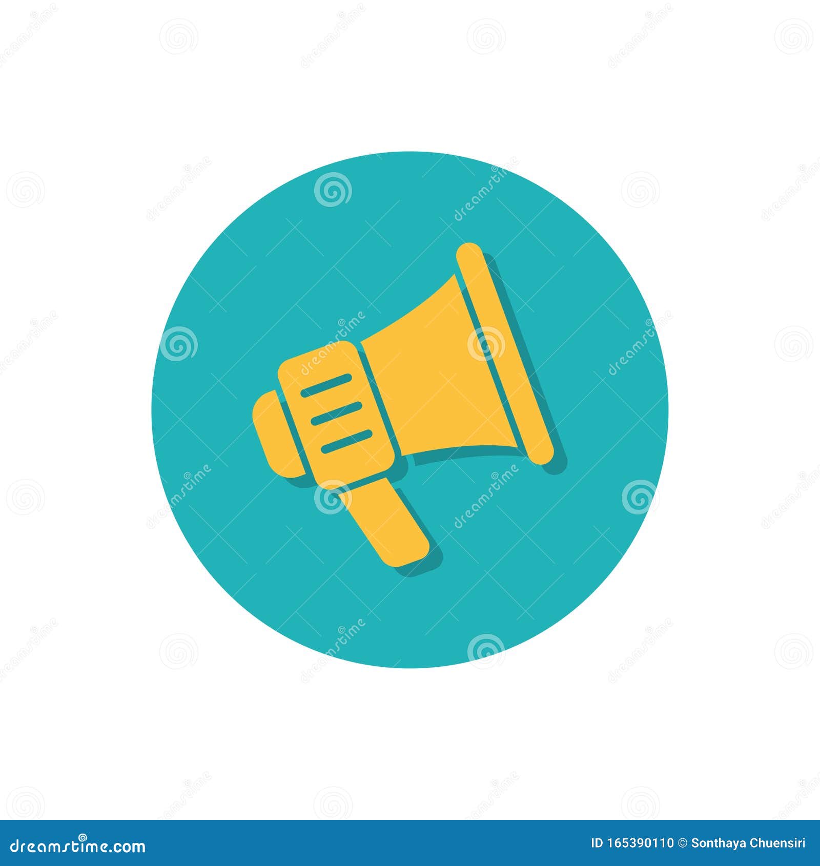 Flat Icons for Megaphone,vector Illustrations Stock Vector ...