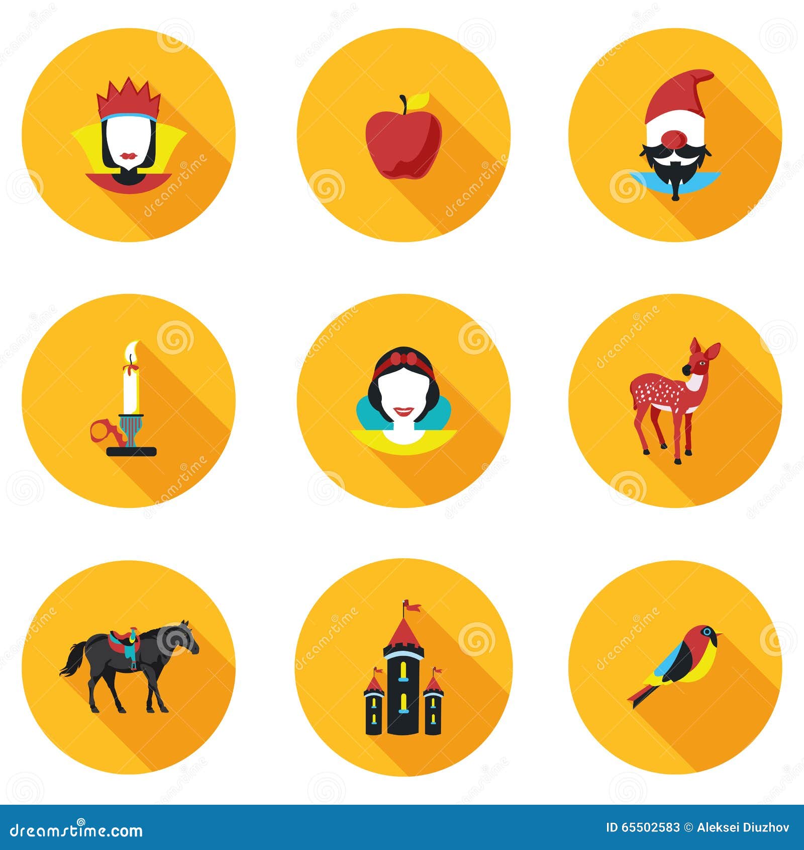 100 Fable Icons Set, Cartoon Style | CartoonDealer.com #94813757