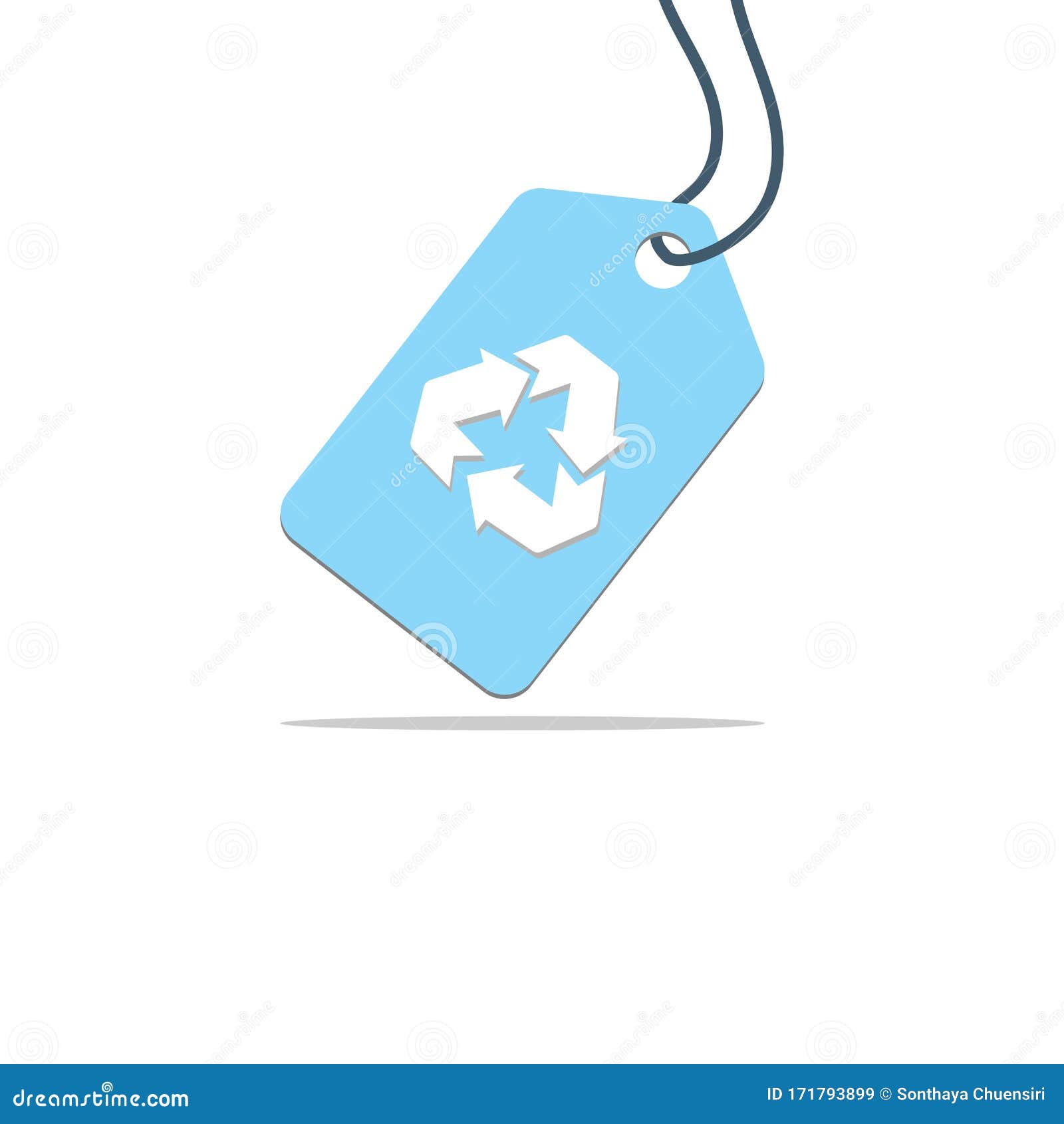 Flat Icons for Recycle Tag,vector Illustrations Stock Vector ...