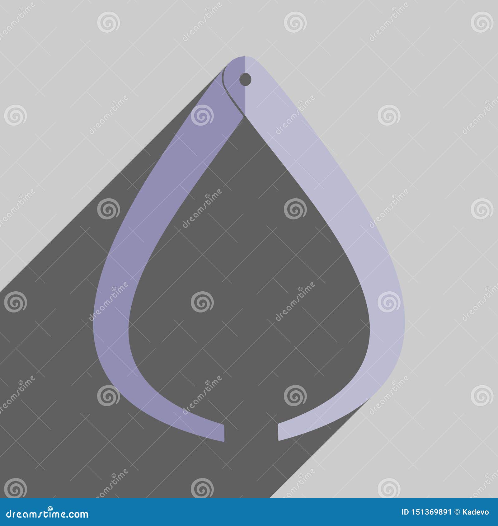 Flat Icons with Shadow of Calipers Stock Vector - Illustration of ...