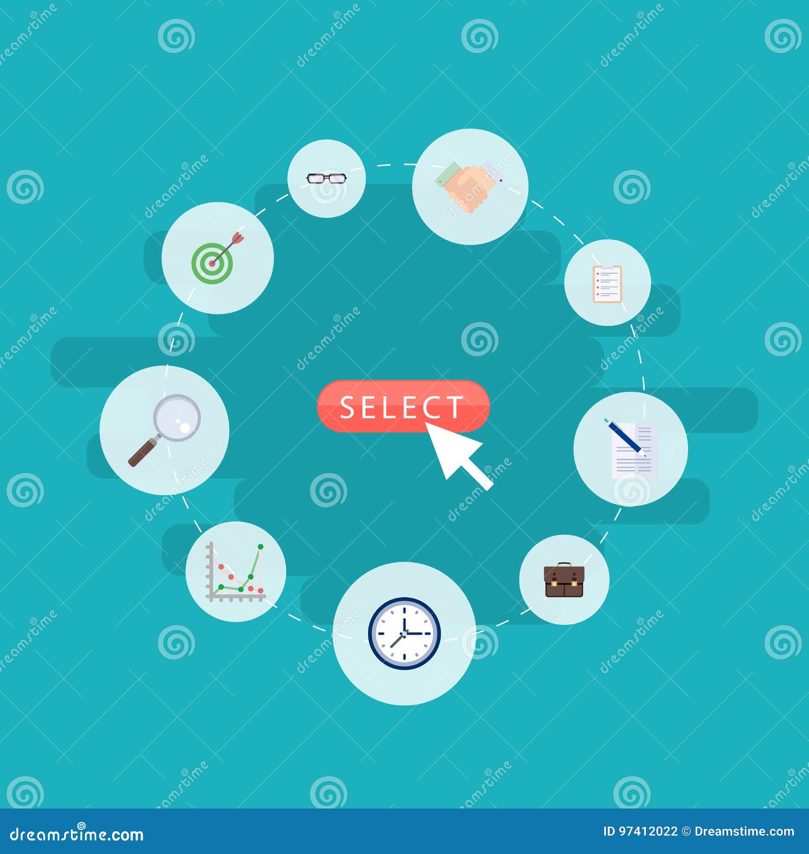 Icons For Task Management. Control Tasks: Checklist, Smartphone, App ...