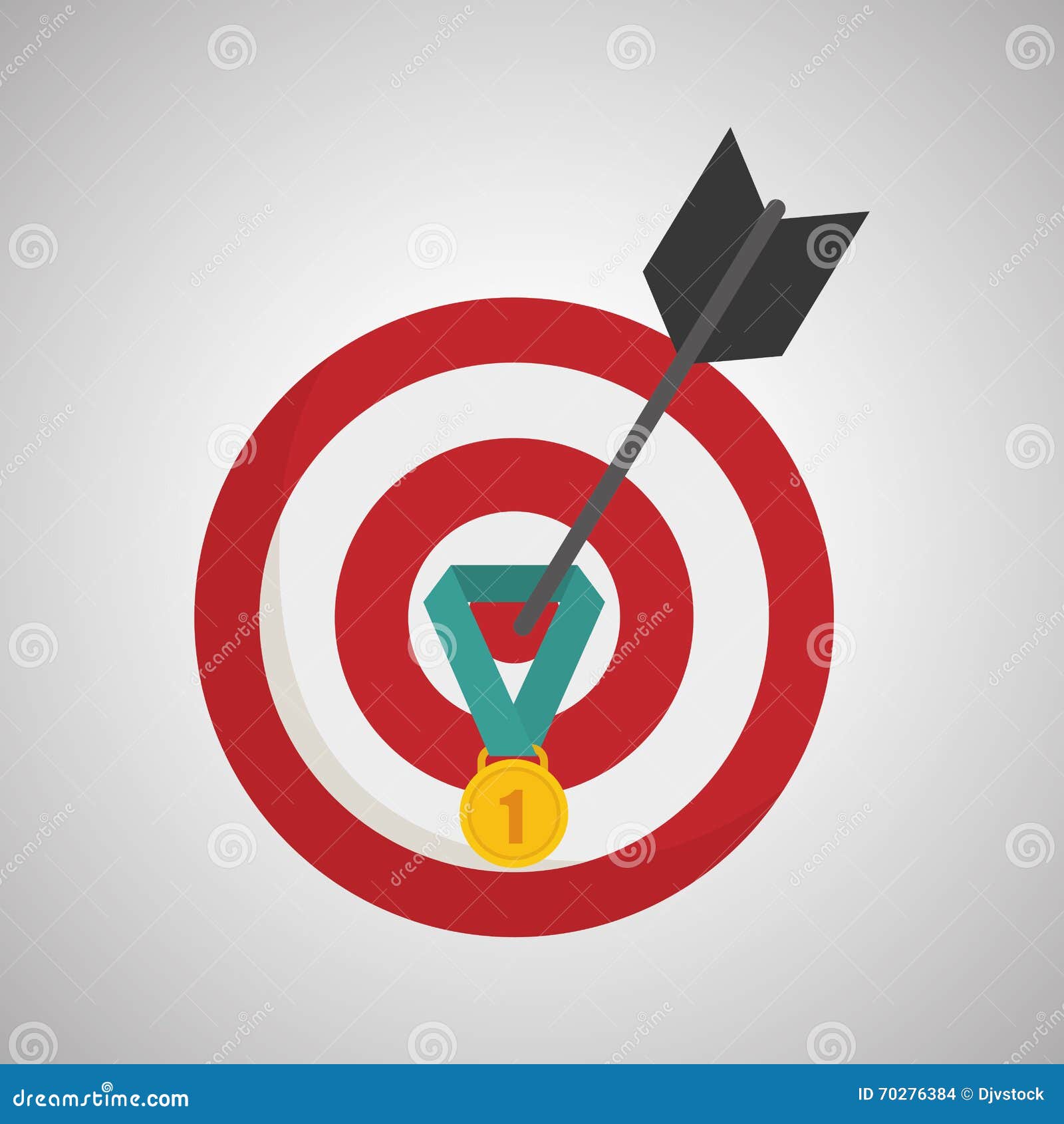 Flat Illustration about Achievement Design Stock Vector - Illustration ...