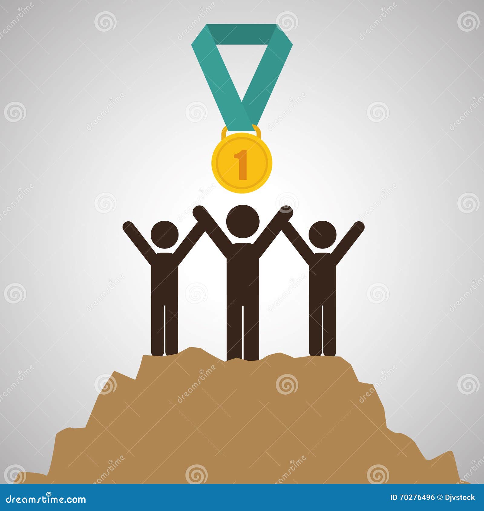 Flat Illustration about Achievement Design Stock Vector - Illustration ...