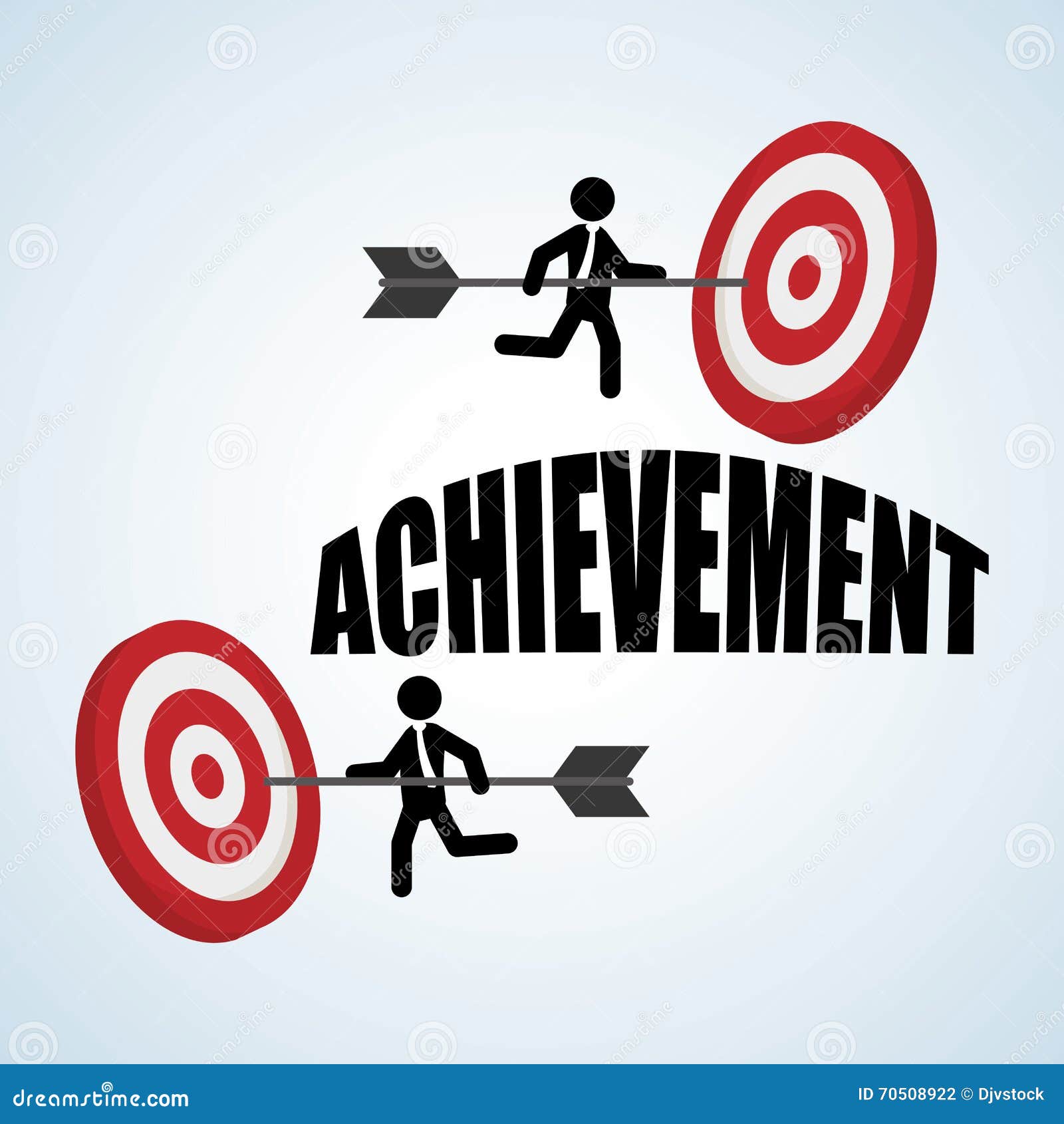 Flat Illustration about Achievement Design Stock Vector - Illustration ...