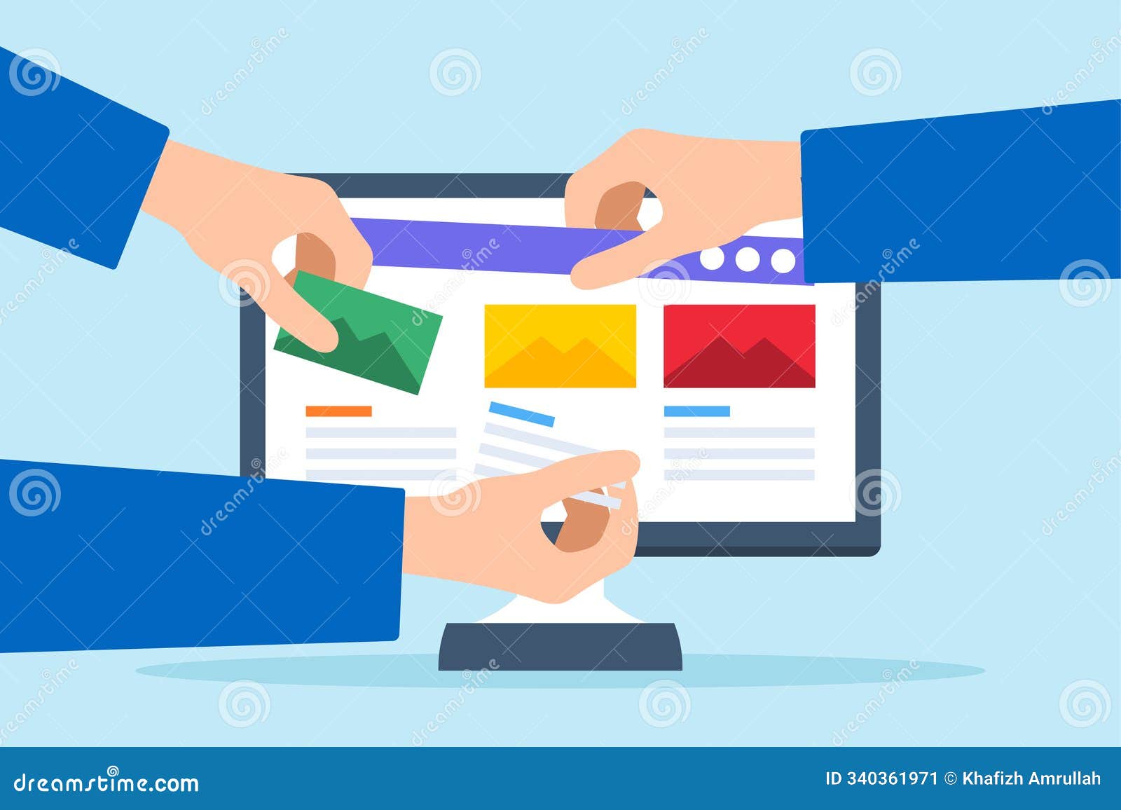 Customization As Website Or Service Adaption For Customer Tiny Person ...