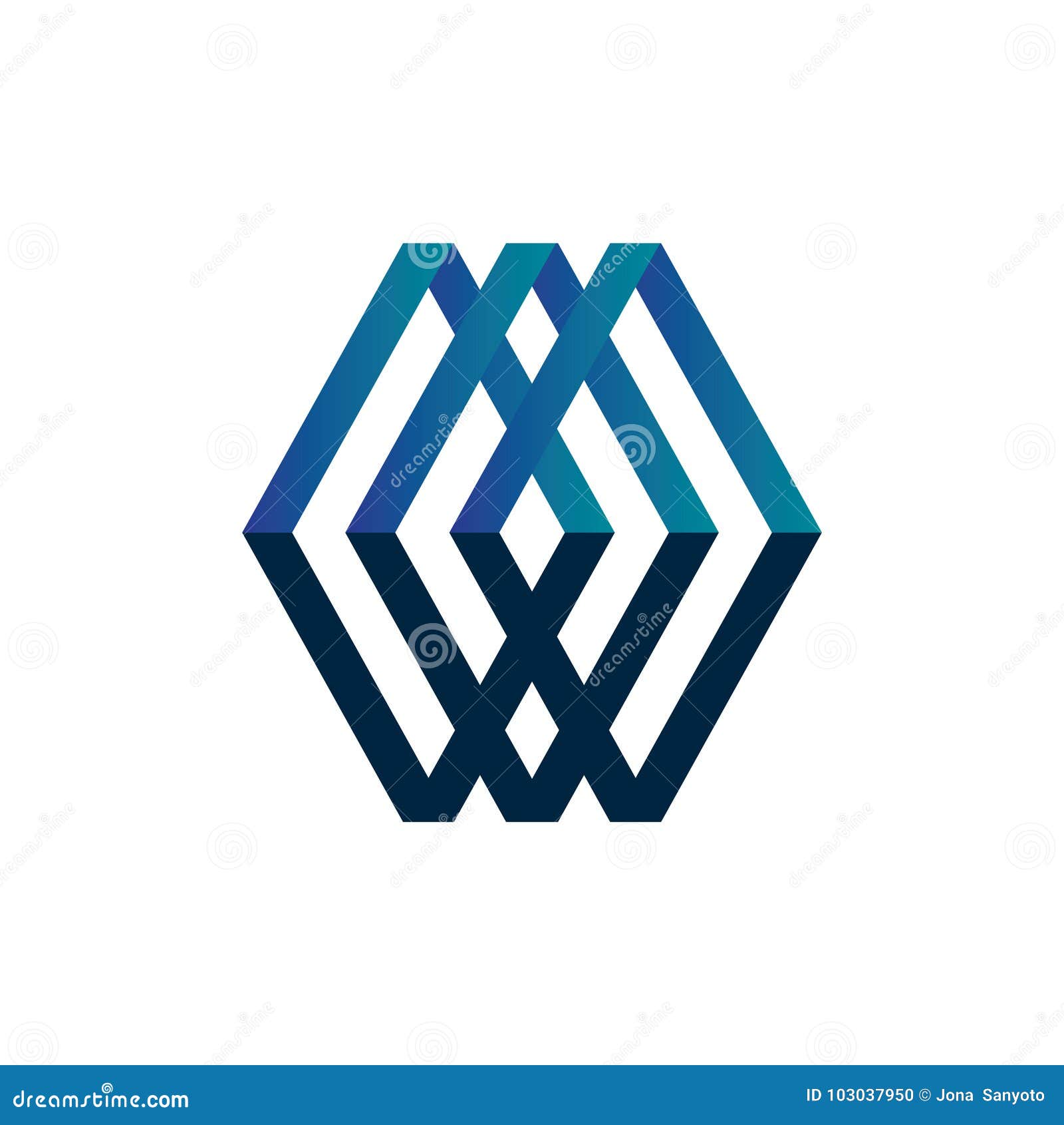 Blue Dynamic Logo stock vector. Illustration of element - 103037950