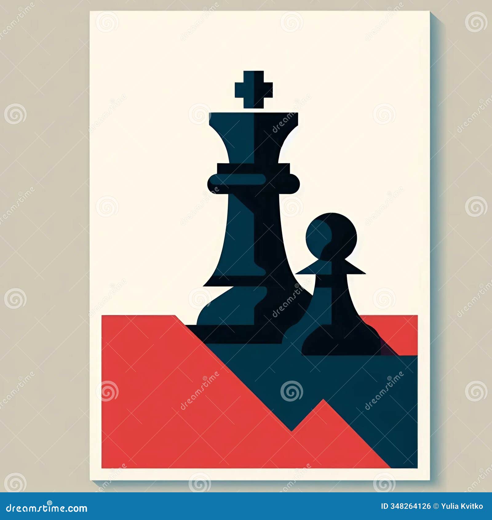 Chess - Poster, Brochure Cover Template Cartoon Vector | CartoonDealer ...