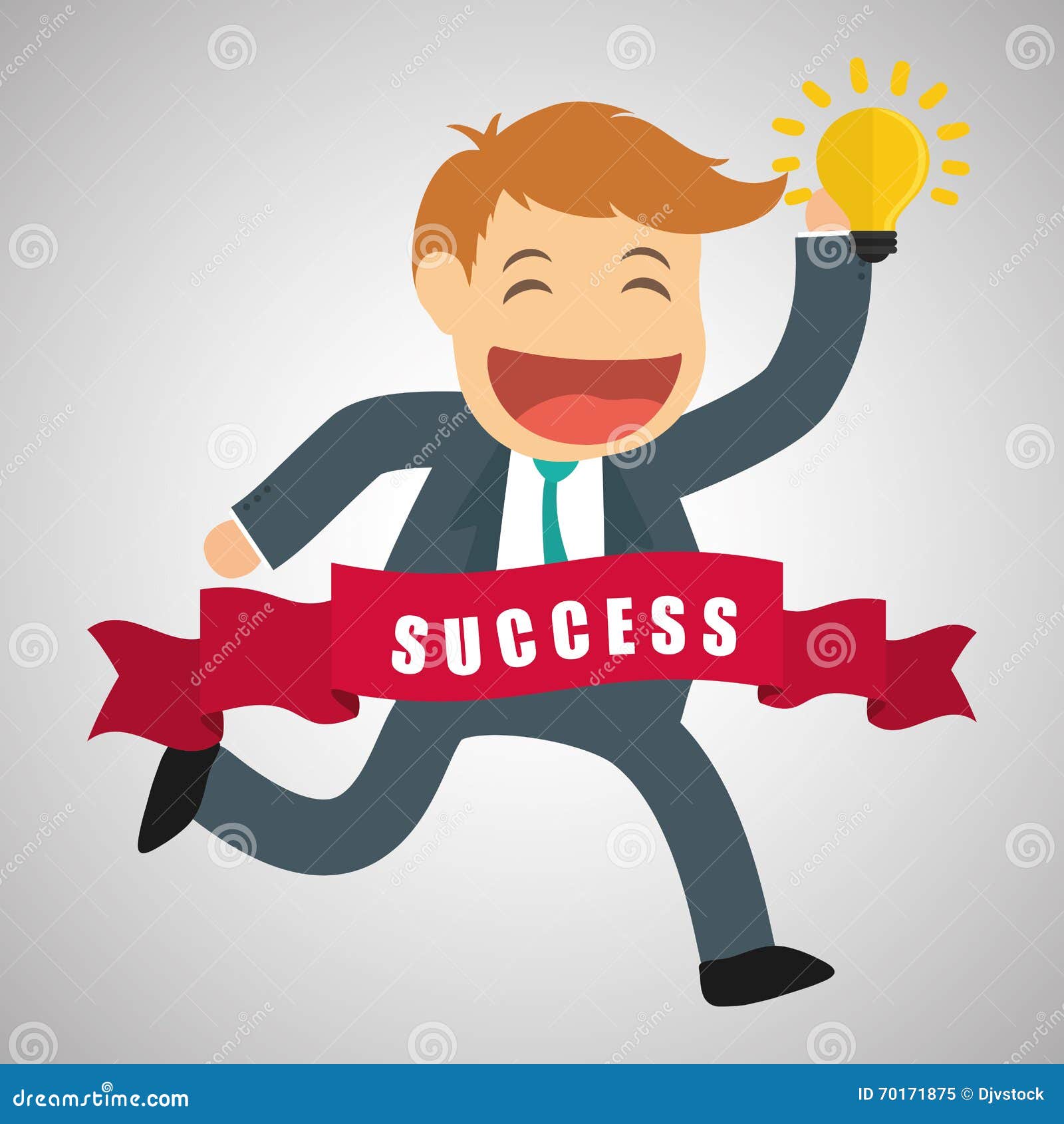 Flat Illustration about Success Design, Business Related Stock Vector ...