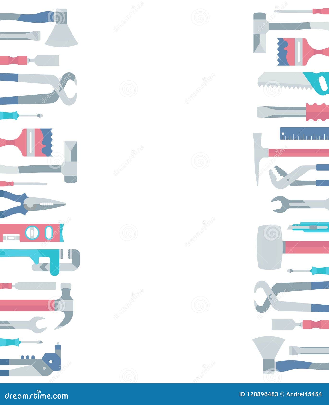 Website Banner of Building Tools. Stock Illustration - Illustration of ...