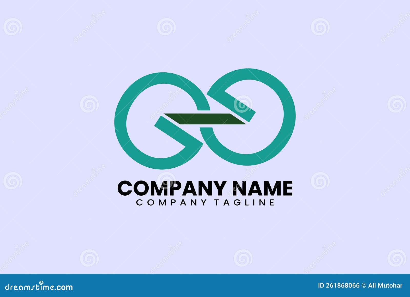 Flat Infinity Logo Template Design Icon Logotype Stock Vector ...