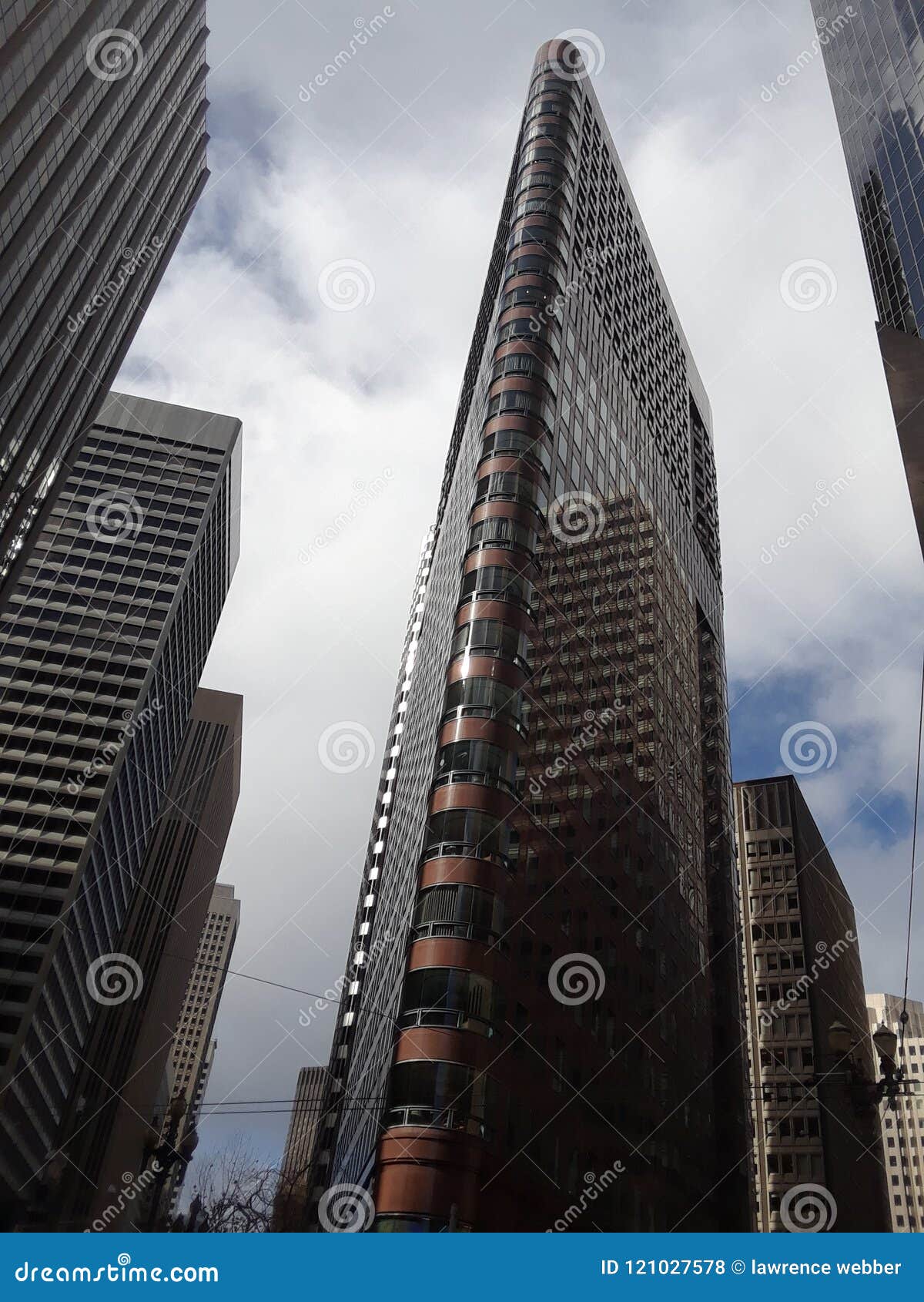 Triangular stock photo. Image of skyline, fidi, district - 121027578