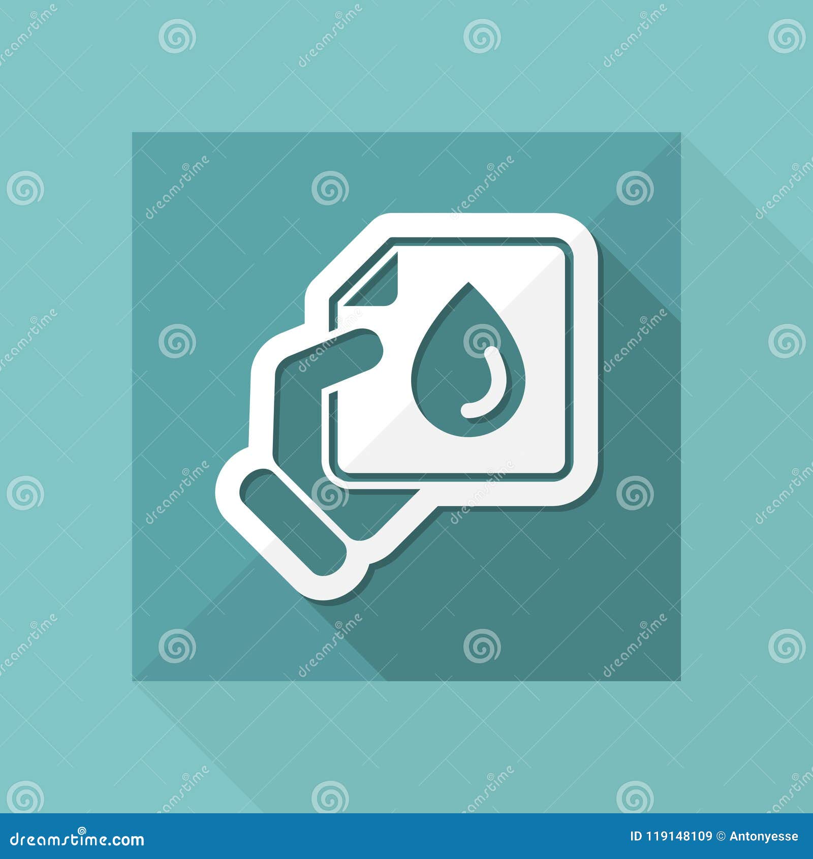 Absorbent paper stock vector. Illustration of button - 119148109