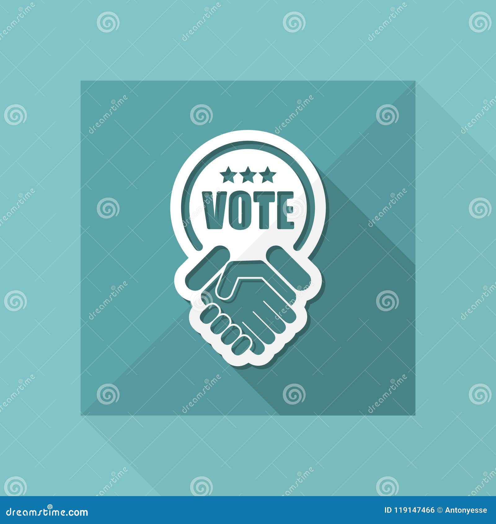 Agreement for votes stock vector. Illustration of ballot - 119147466