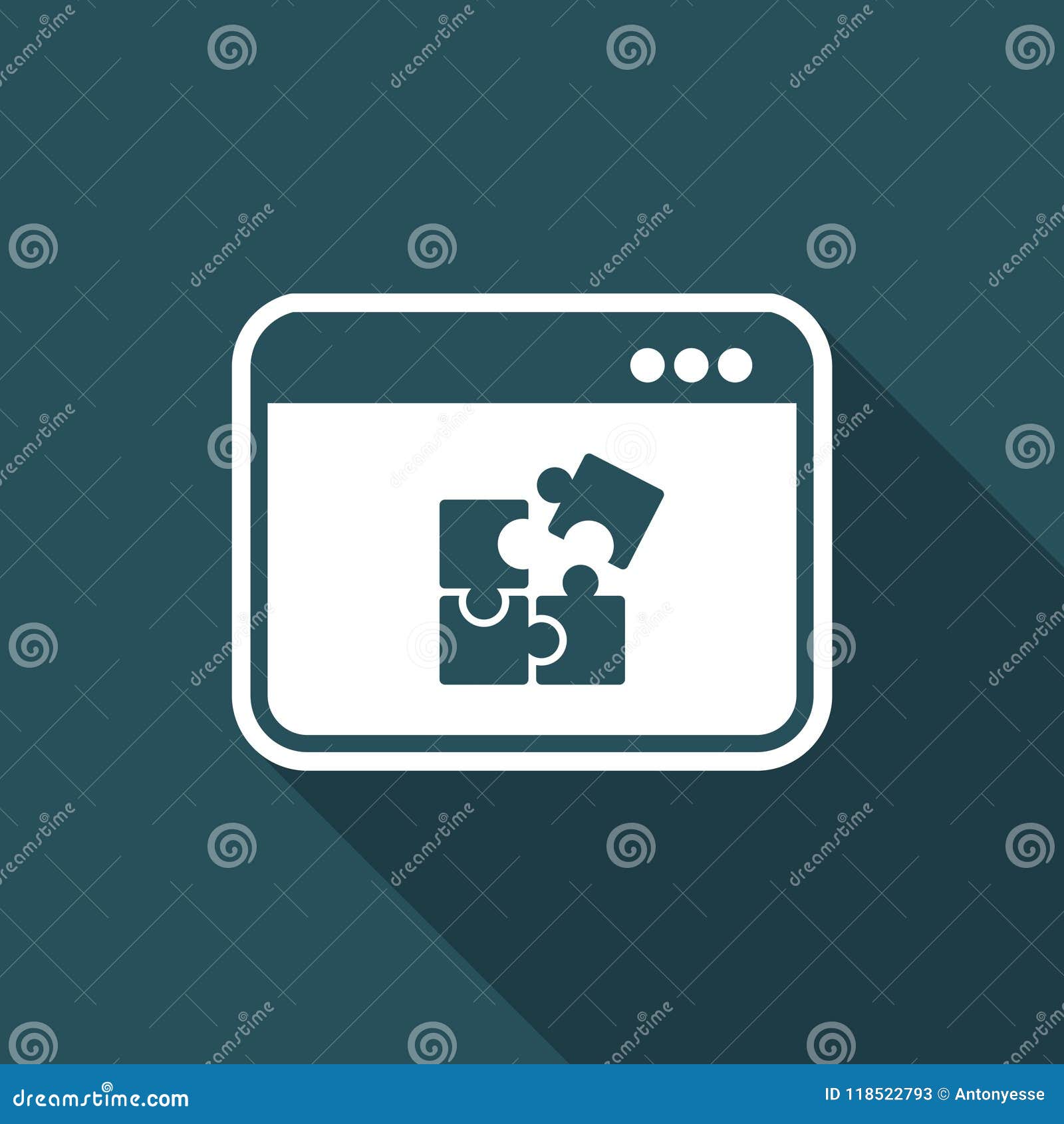 Application for Team Work - Vector Flat Minimal Icon Stock Vector ...